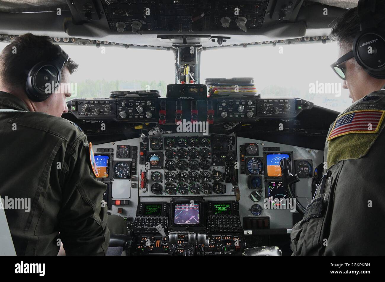 Capt. Kyle Swenson and Lt. Col. Dave Drane, both U.S. Air Force Reserve ...