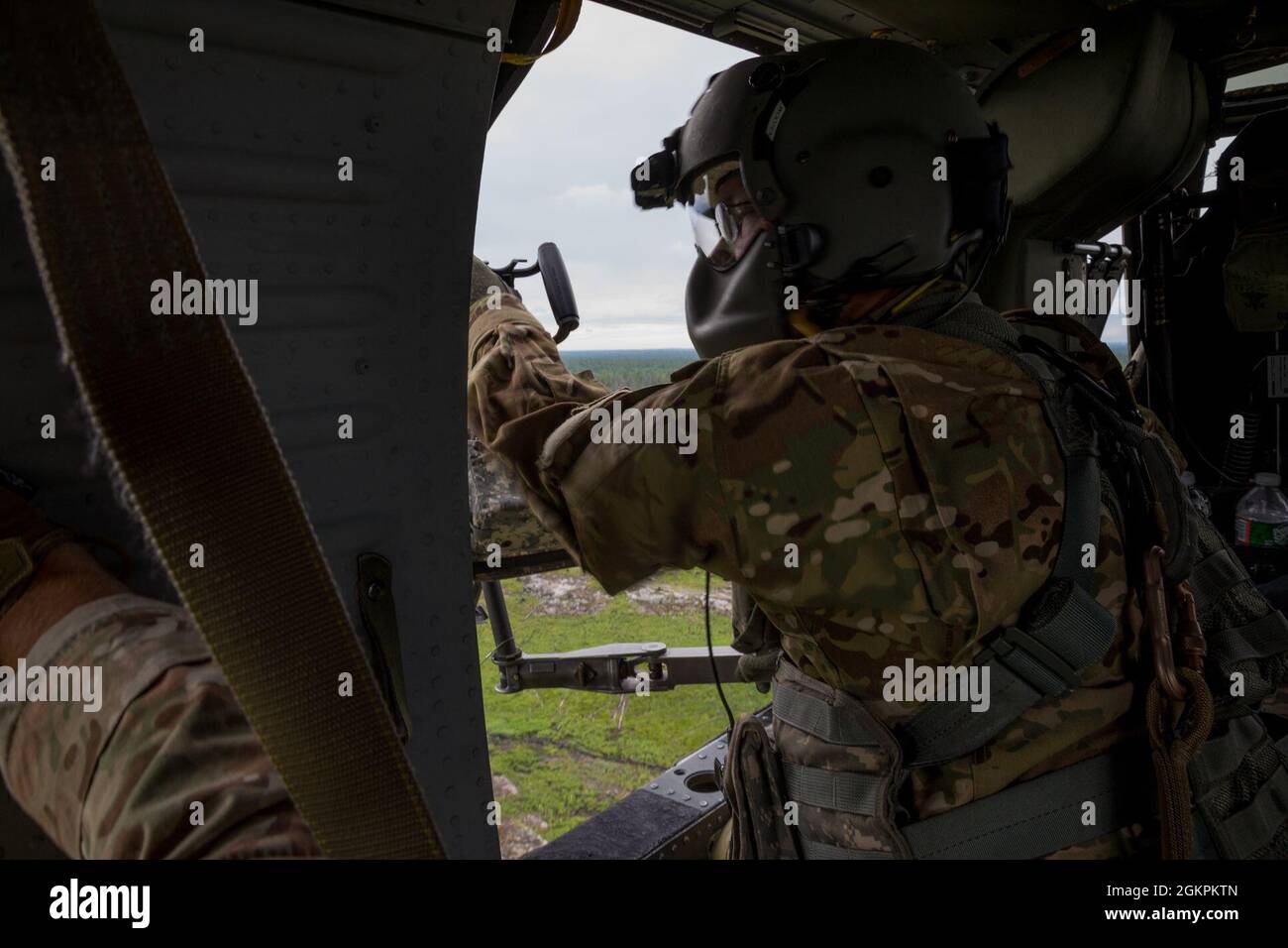 Sgt. Richard Wooten, a crew chief assigned to Charlie Company, 3rd ...