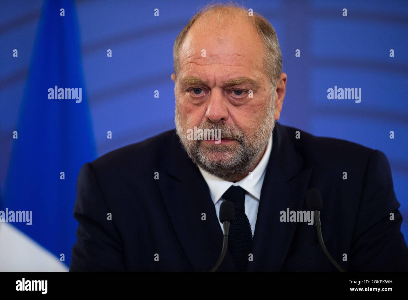 French Justice Minister Eric Dupond-Moretti speaks during the ...