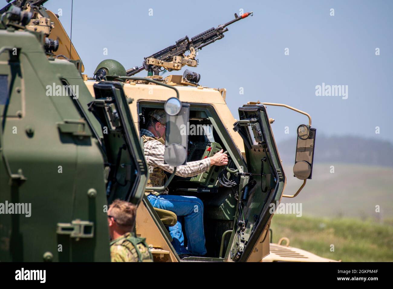 Wyoming Gov. Mark Gordon and his wife, Jennie, Sen. Dan Dockstader, and ...