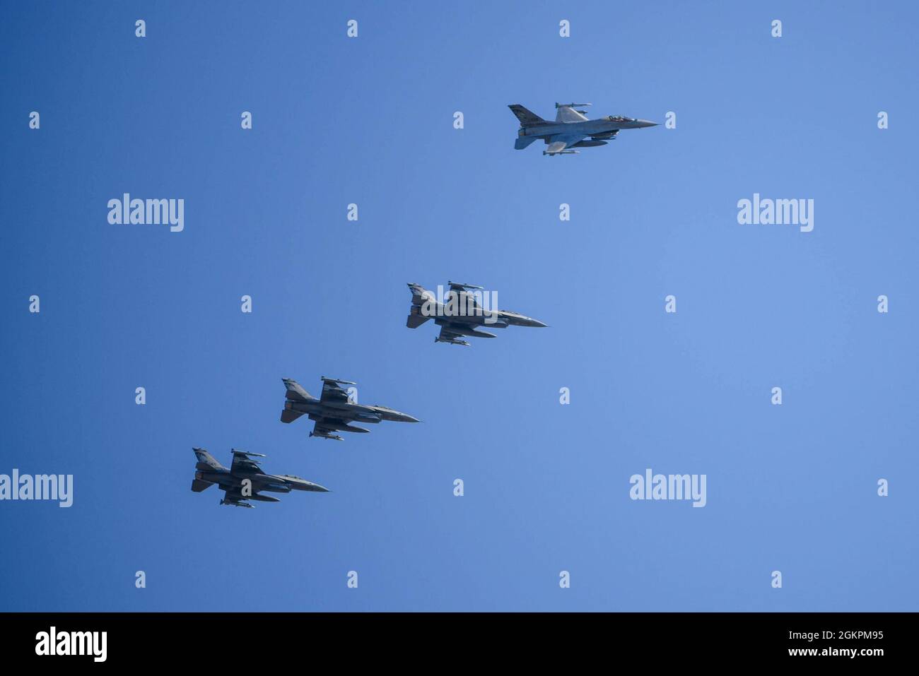South Dakota Air National Guard F-16 Fighting Falcons of the 114th ...