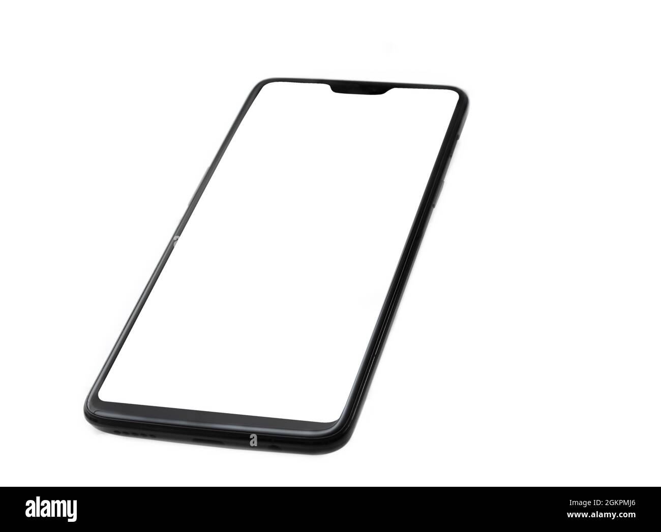 Smartphone with white screen Stock Photo - Alamy