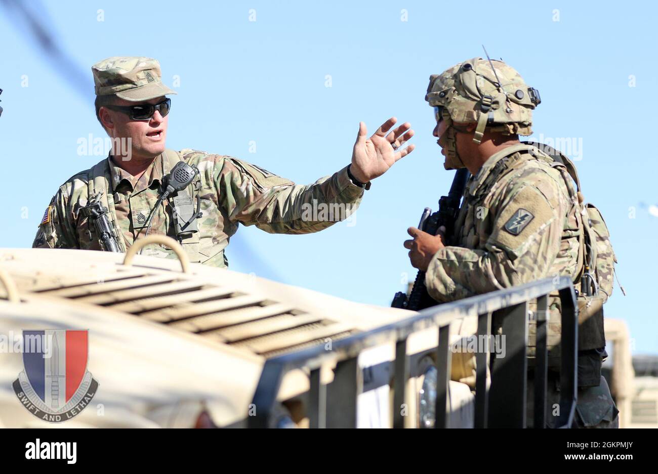 Observer Coach Trainers assigned to 1-357th Brigade Support Battalion ...