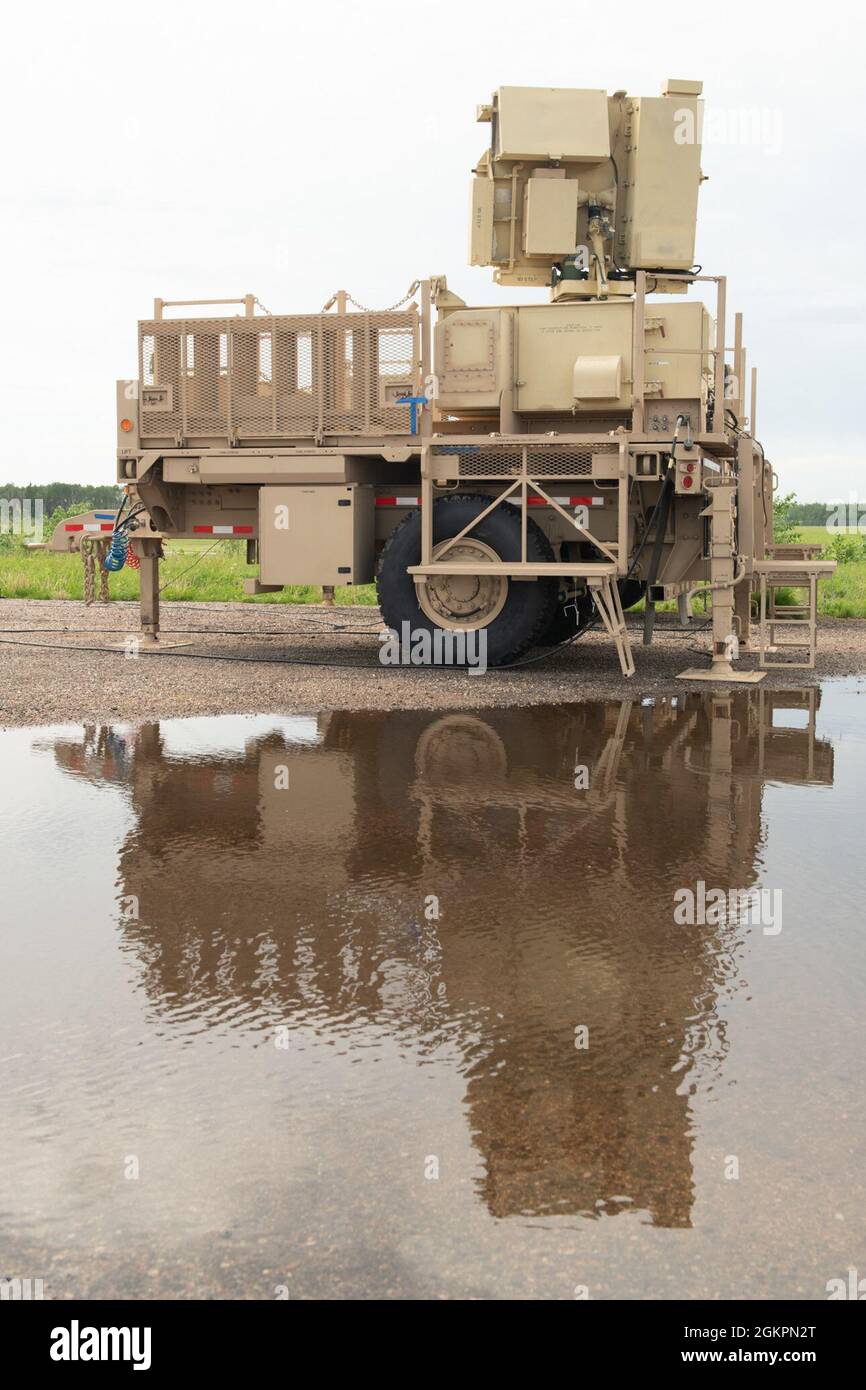 United States Army AN/MPQ-64A3 Sentinel Radar System used by the 263rd ...
