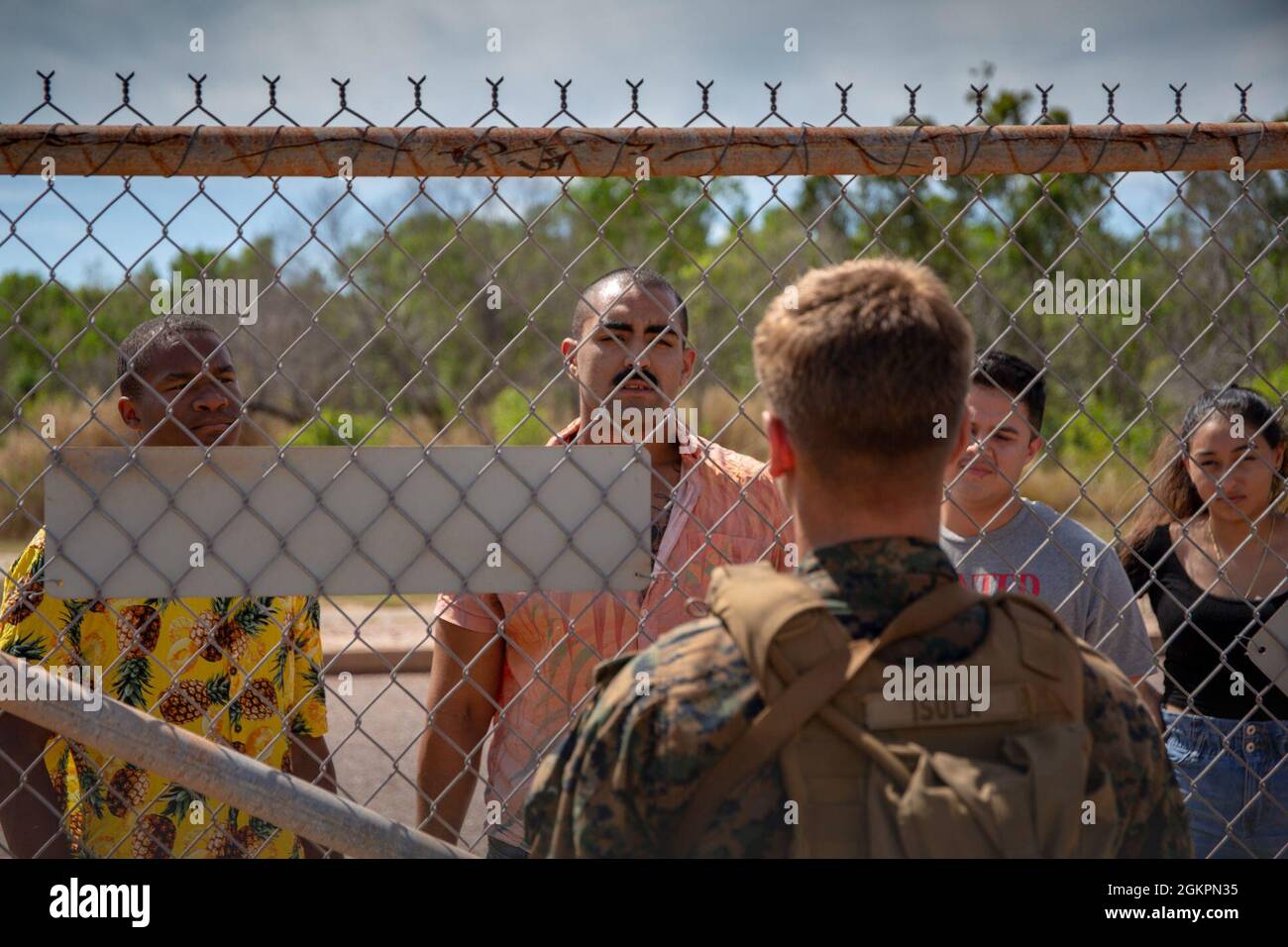 U.S. Marine Corps Lance Cpl. Christopher Isola, a rifleman with Charlie ...