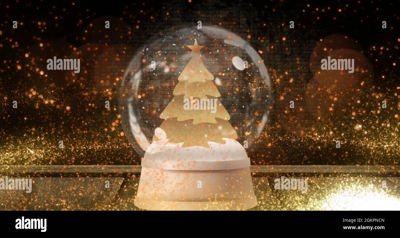 Shooting stars around christmas tree hi-res stock photography and ...