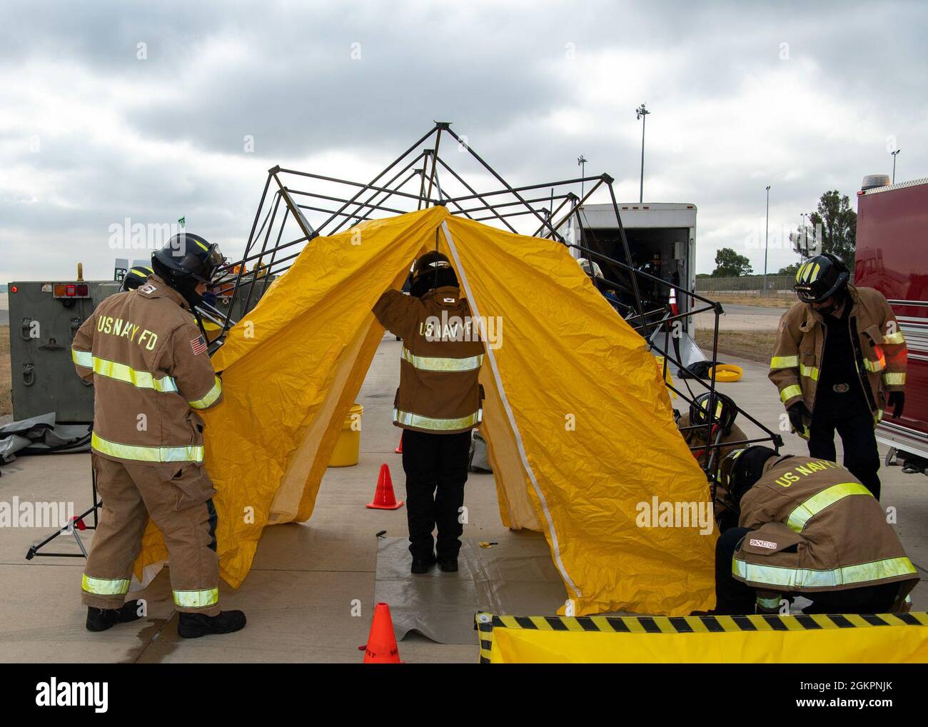 NAVAL STATION ROTA, Spain (June 15, 2021) Firefighters attached to ...