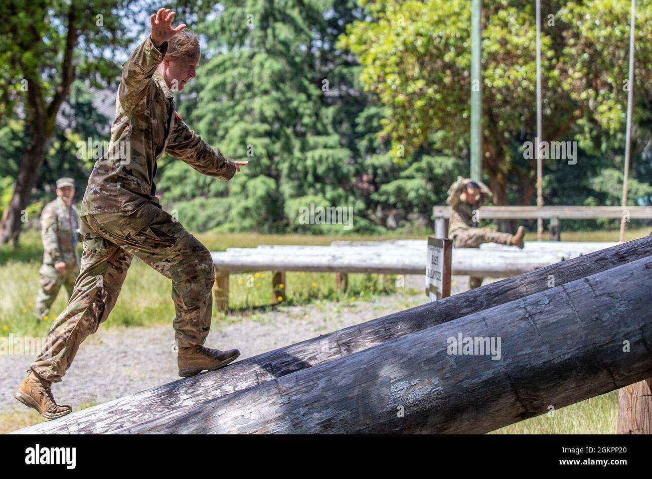 Capt. Laura Benz, from Medical Department Activity – Alaska, maintains ...