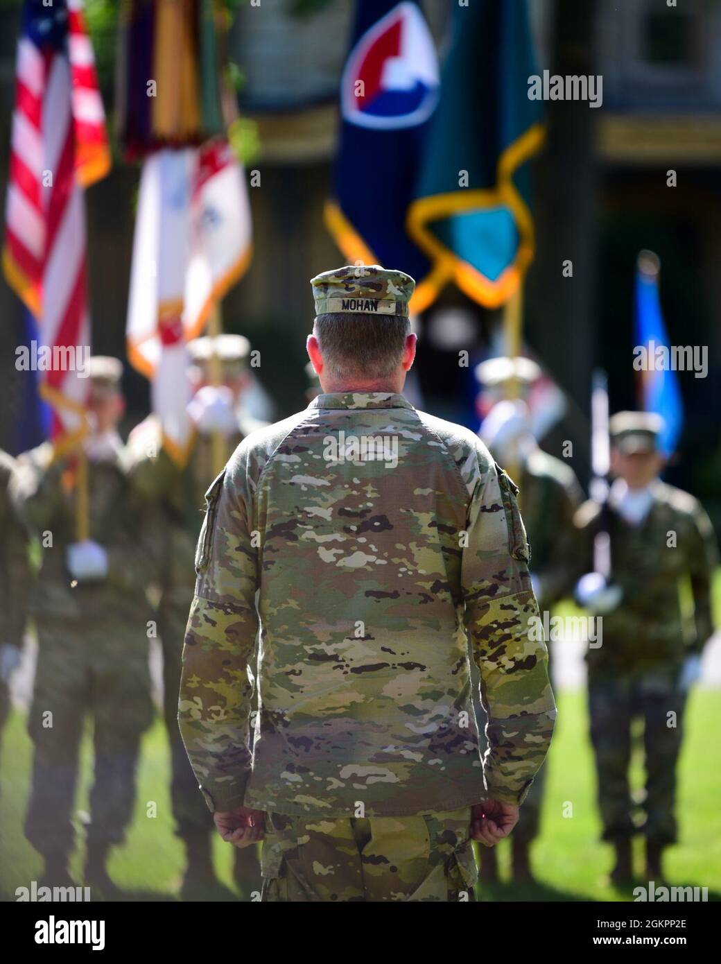 The commanding general of the 21st theater sustainment command hi-res ...