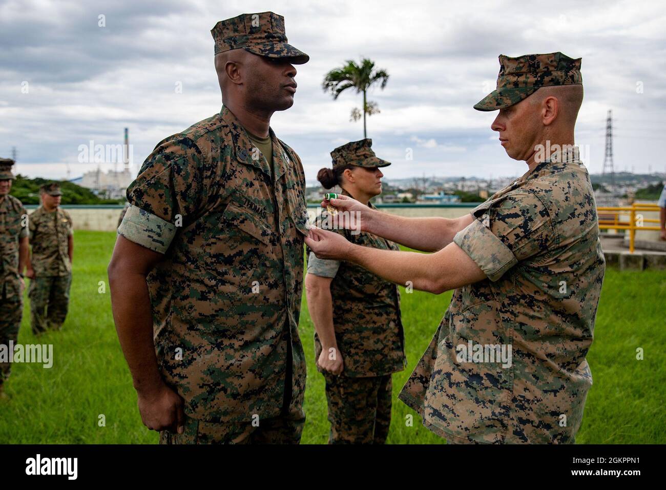 U.S. Marine Corps Master Gunnery Sgt. Ronald Thomas, the distribution ...