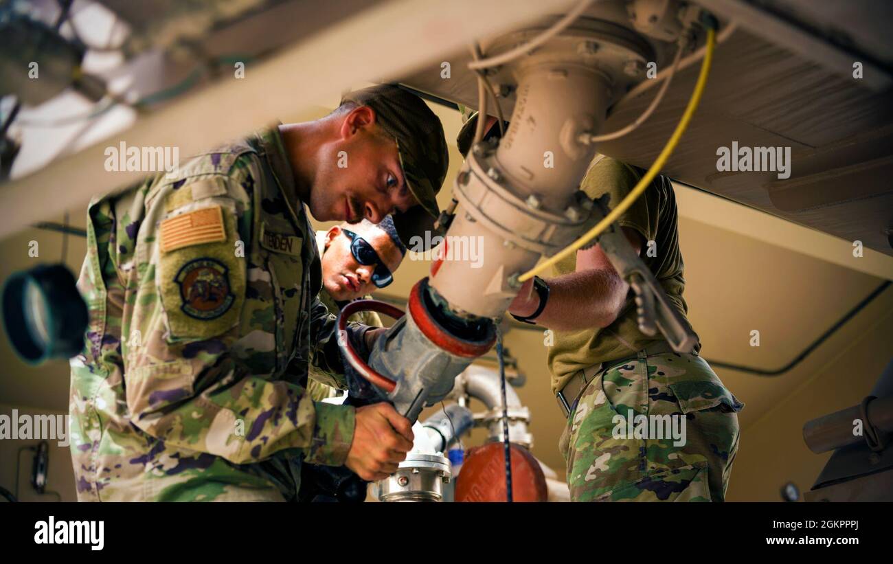 U.S. Air Force Tech. Sgt. Patrick Chittenden and Senior Airman Greibin ...