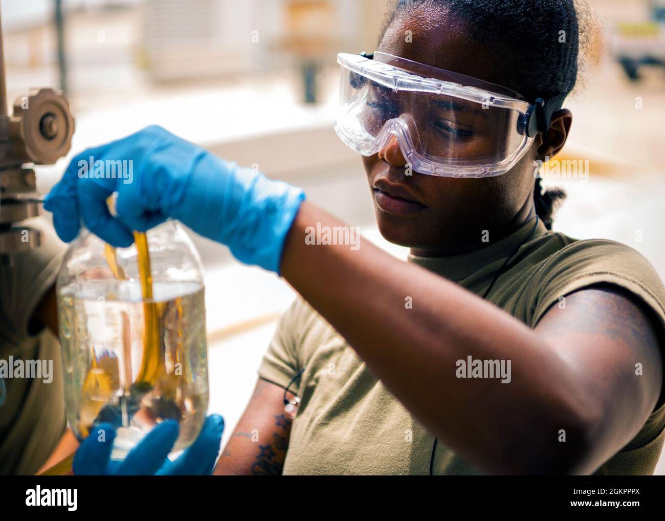 U.S. Air Force Staff Sgt. Amani Walker, 380th Expeditionary Logistic ...