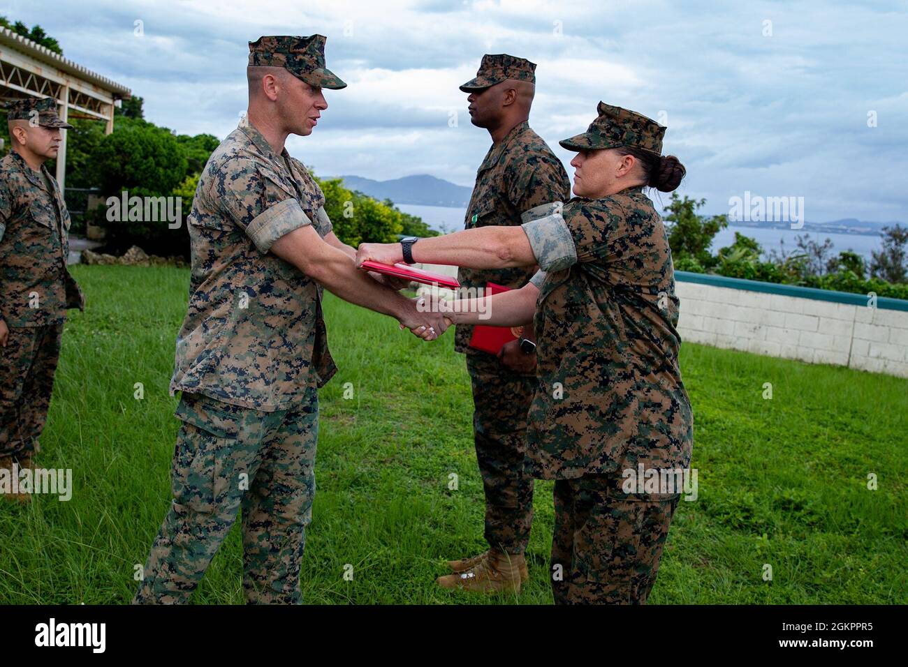 U.S. Marine Corps Master Sgt. Sara Thomas, the G-2 plans chief with III ...
