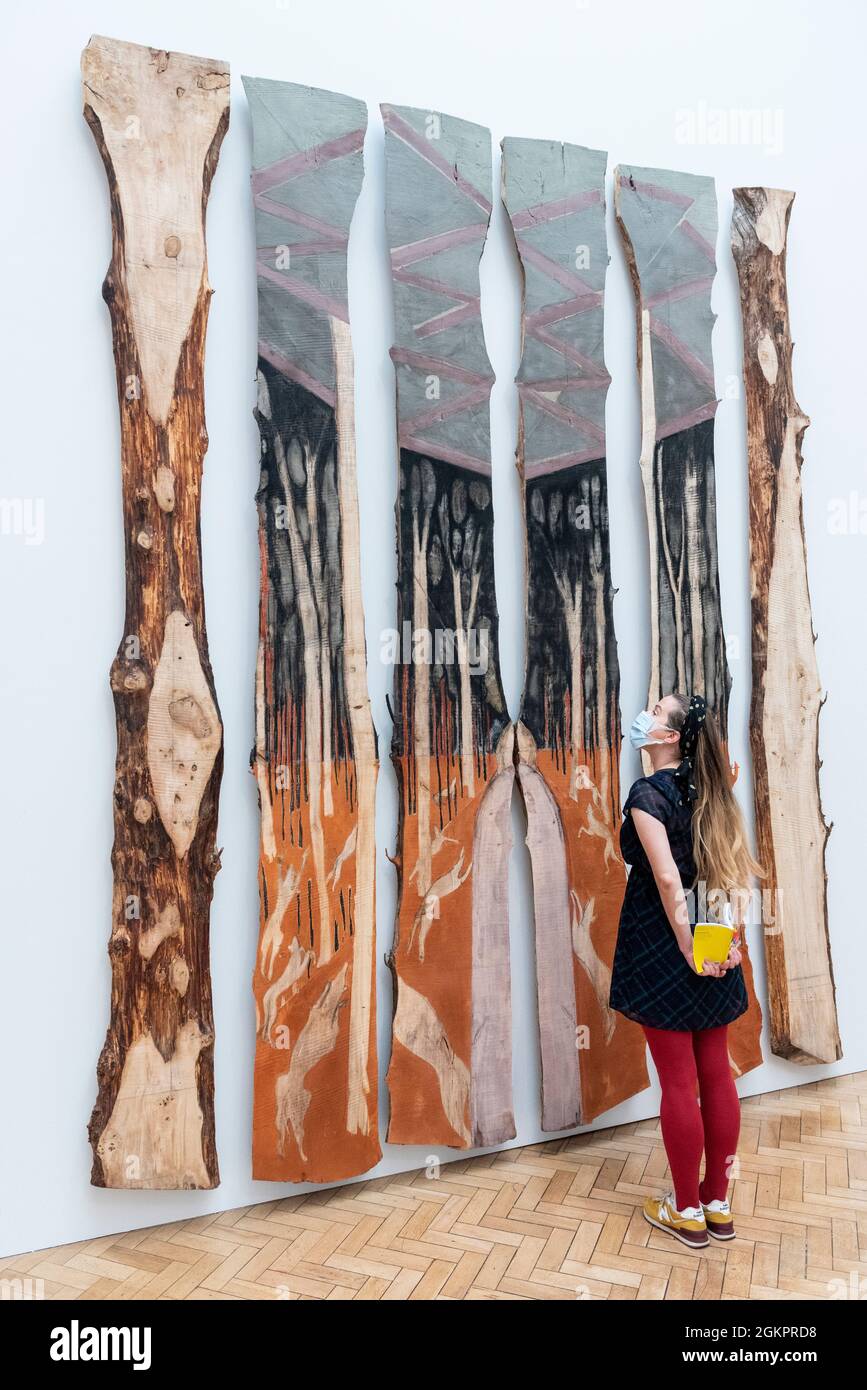 London, UK. 15 September 2021. 'ALBERTI: THE HUNT: AFTER UCCELLO' by ...