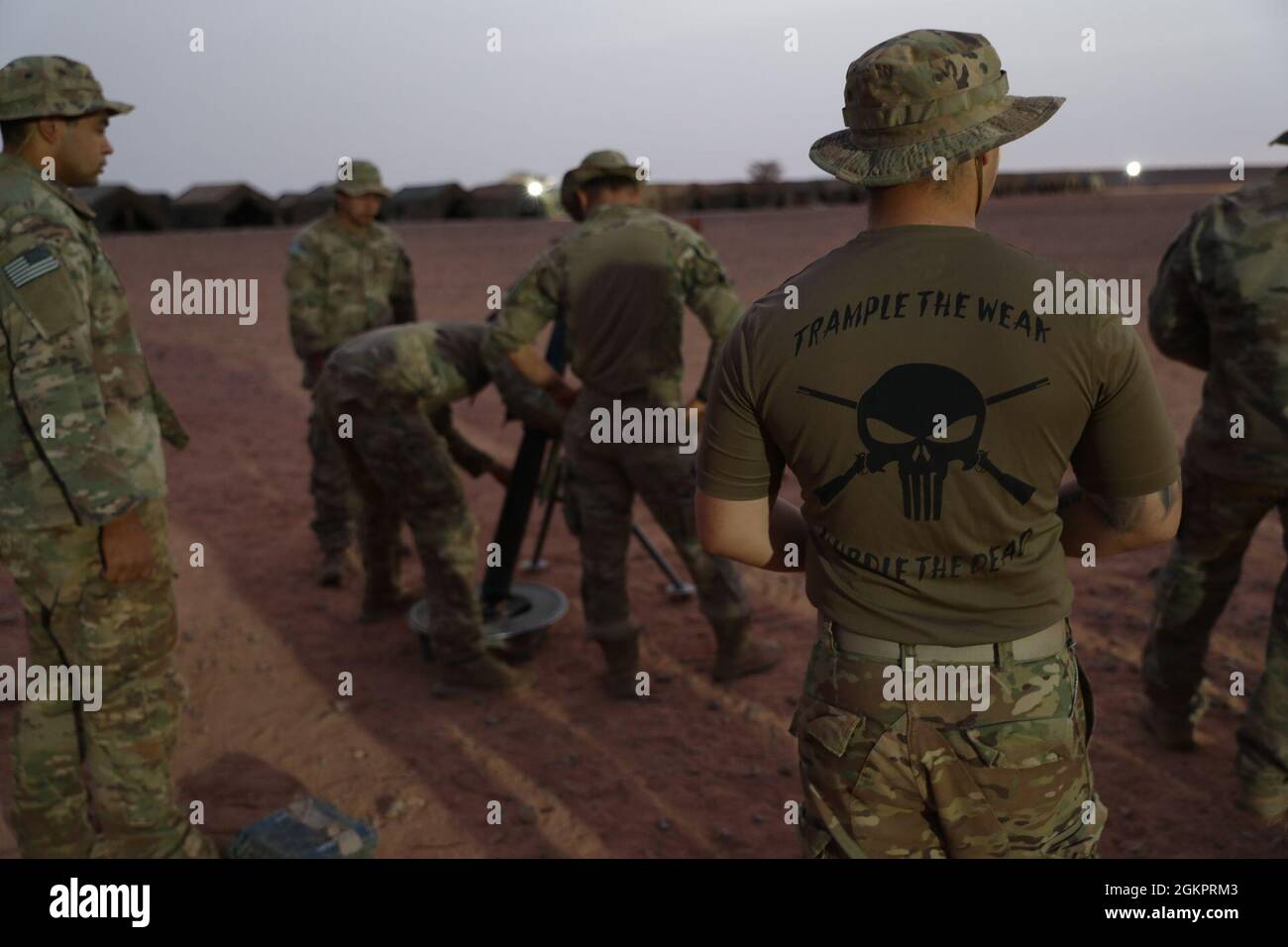 U.S. Army Soldiers assigned to the mortar platoon 2nd Battalion, 503rd ...