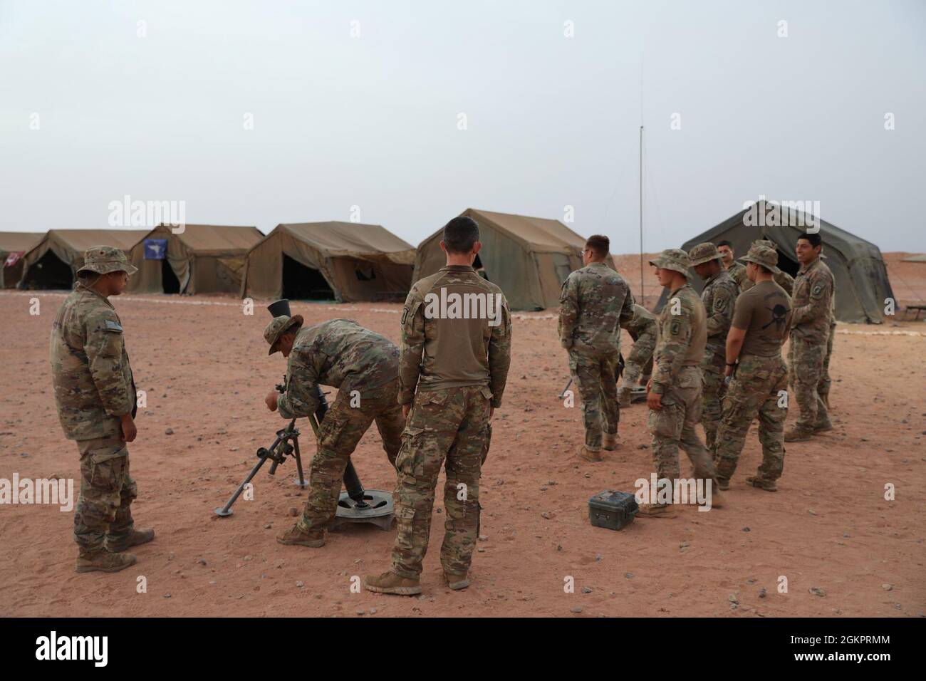 U.S. Army Soldiers assigned to the mortar platoon 2nd Battalion, 503rd ...