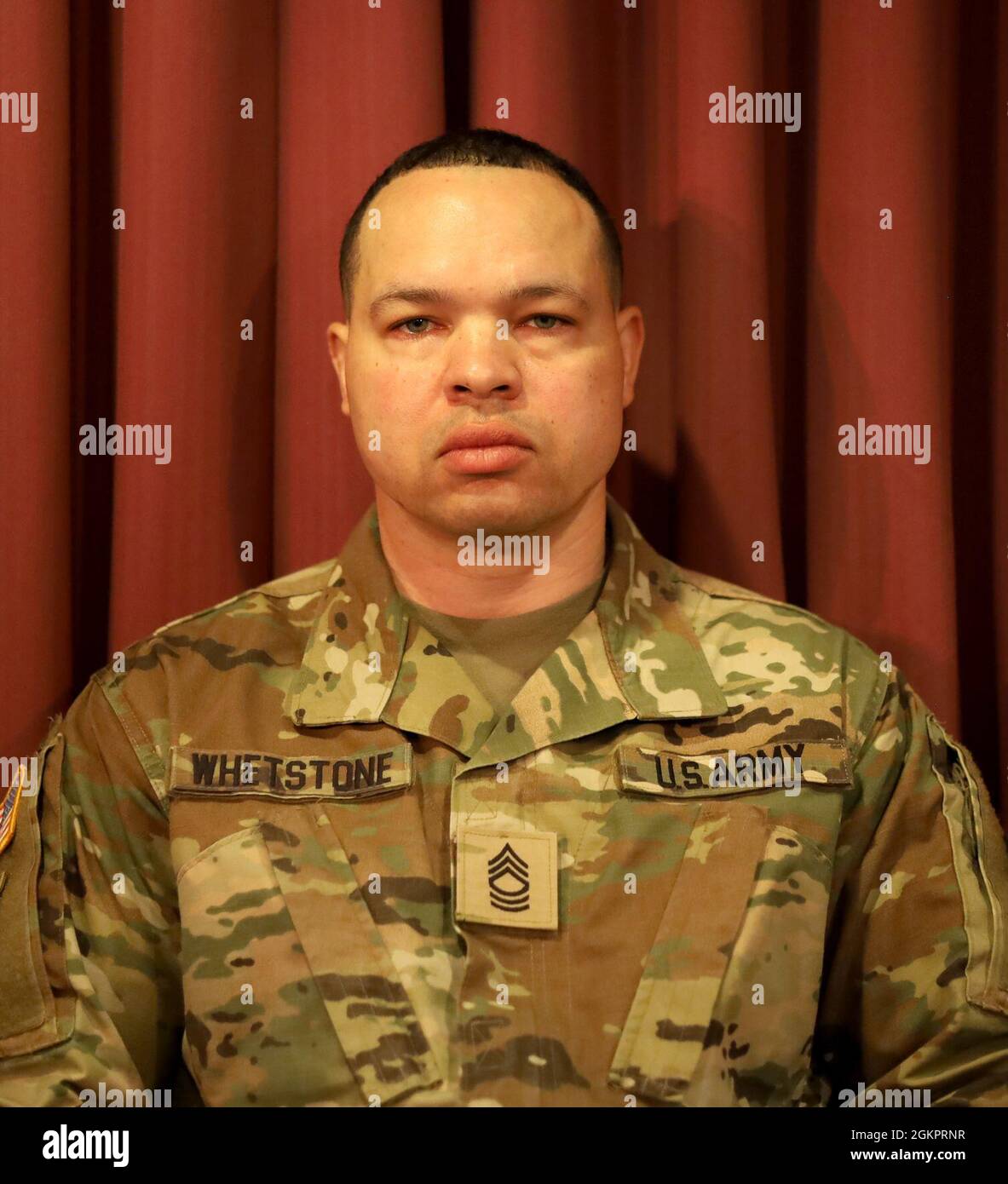 Master Sgt. Lewis Whetstone, assigned to U.S. Army Medical Department ...