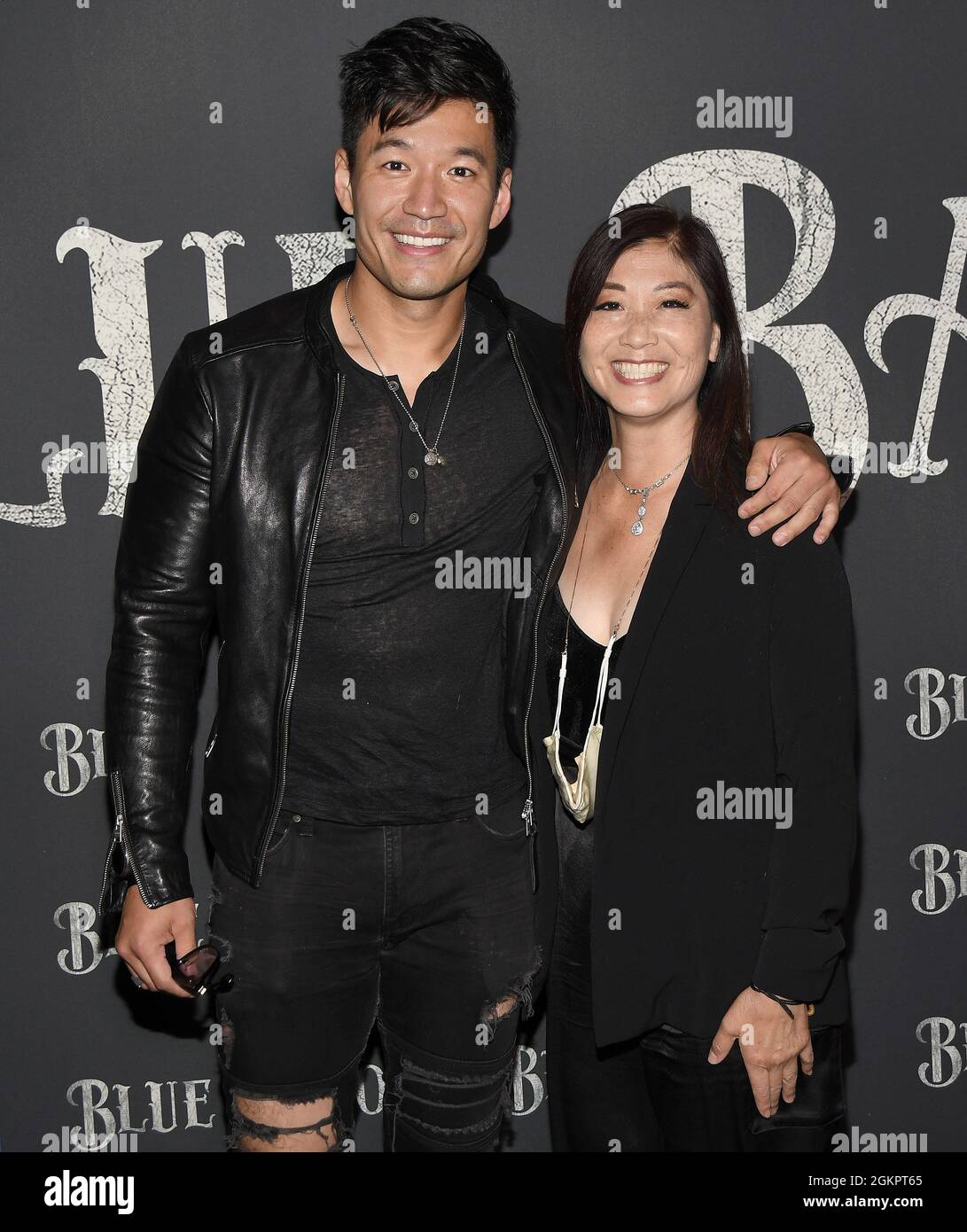 Los Angeles, CA, September 14, 2021. (L-R) Kevin Kreider and Amy Lew ...