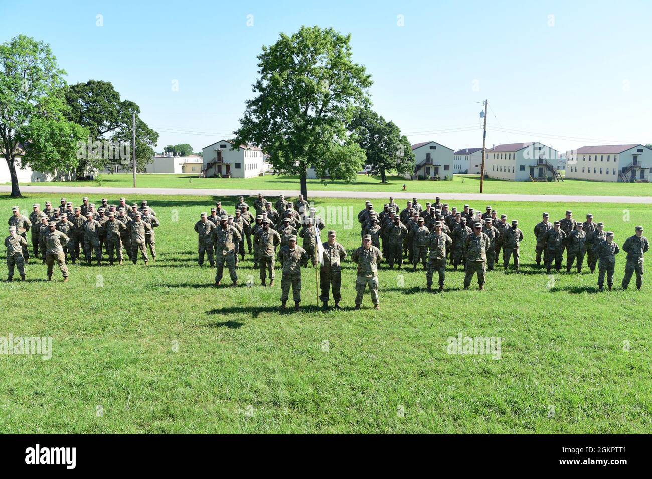 Headquarters Support Company, 777th Aviation Support Battalion pose for ...
