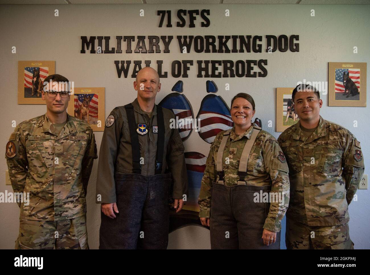 Col. Jay Johnson, commander of the 71st Flying Training Wing, and Chief ...