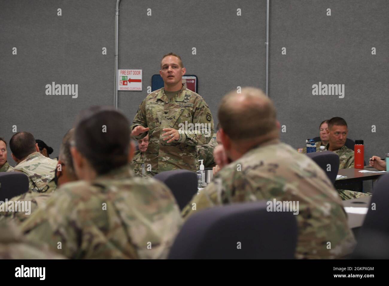 The V Corps assistant chief of staff - communications, Col. Ken Rutka ...