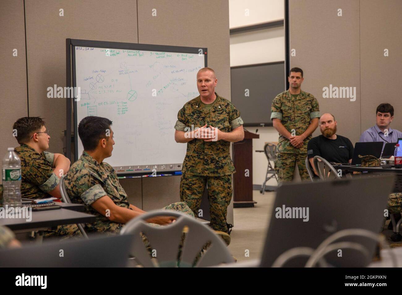 Lt. Col. Ian Prater, Commanding Officer, 6th Communication Battalion ...