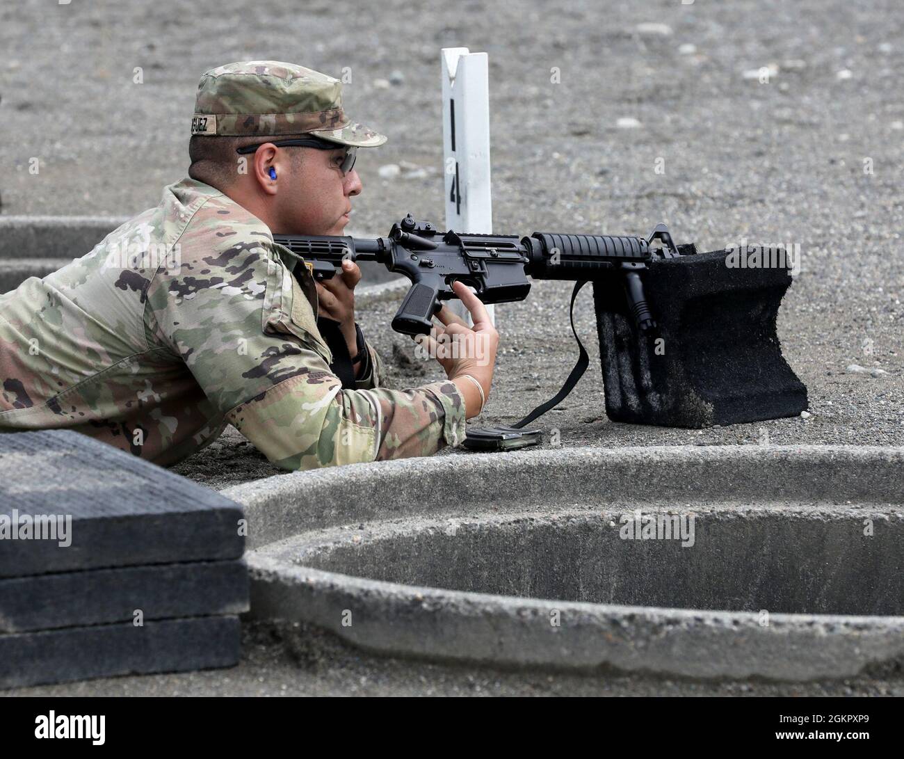Spc. Jarrett Rodriguez, an Army medic assigned to Desmond Doss Army ...