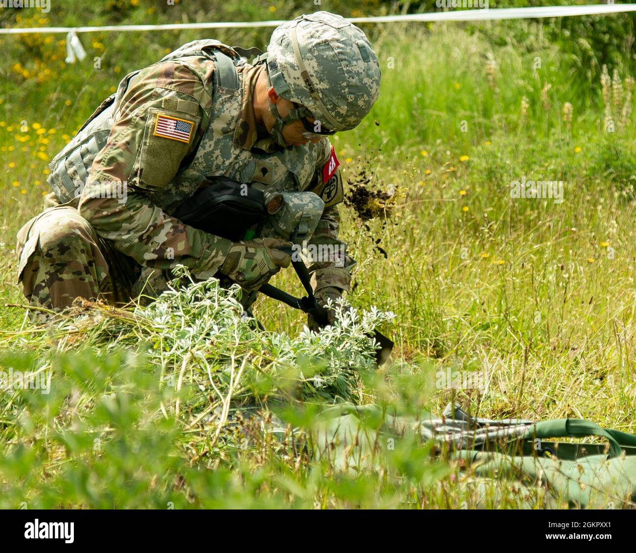Spc. Christopher Goode, a Soldier with U.S. Army Health Services ...