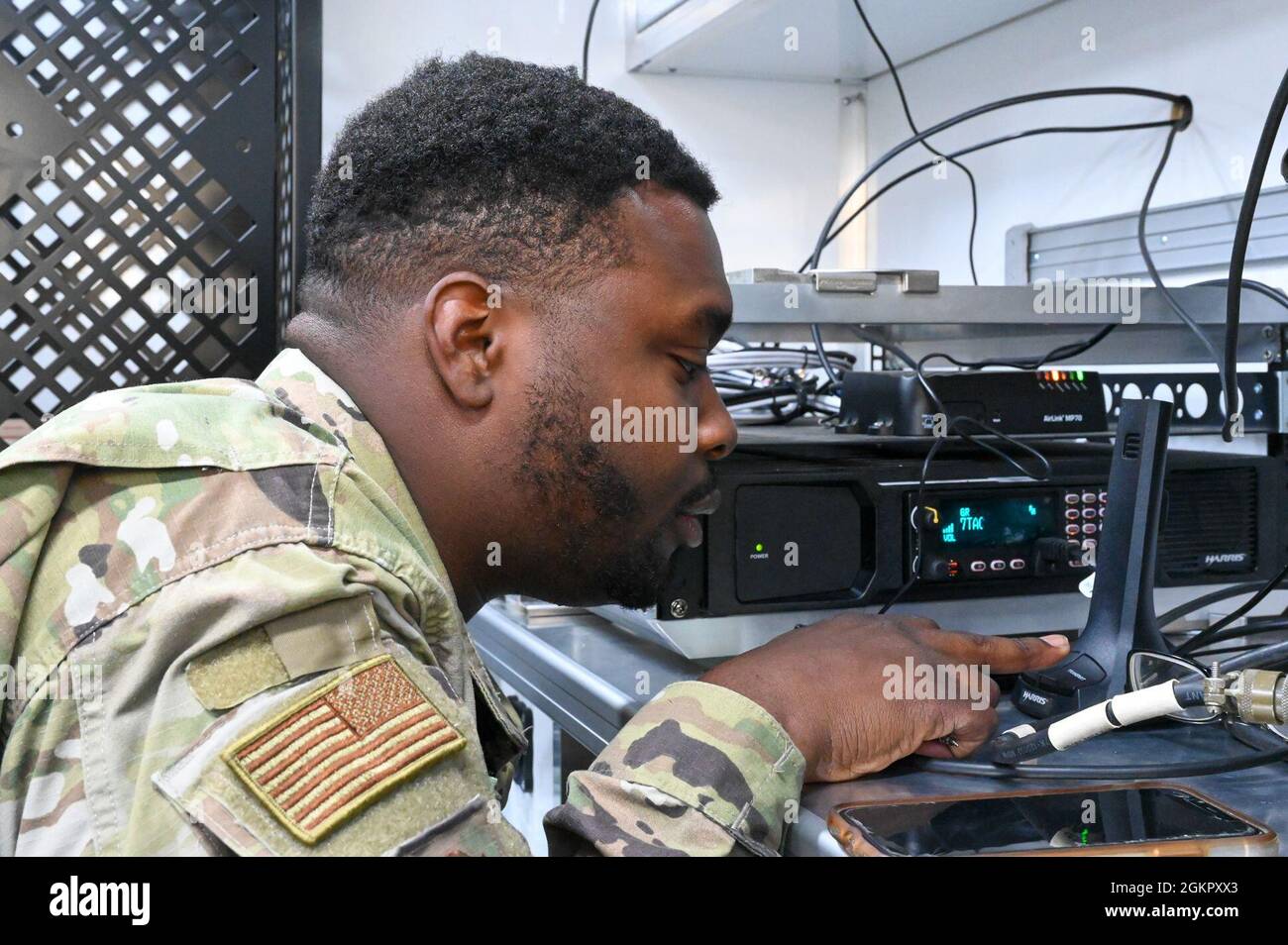 Staff Sgt. William Newton, with the 155th Security Forces Squadron ...