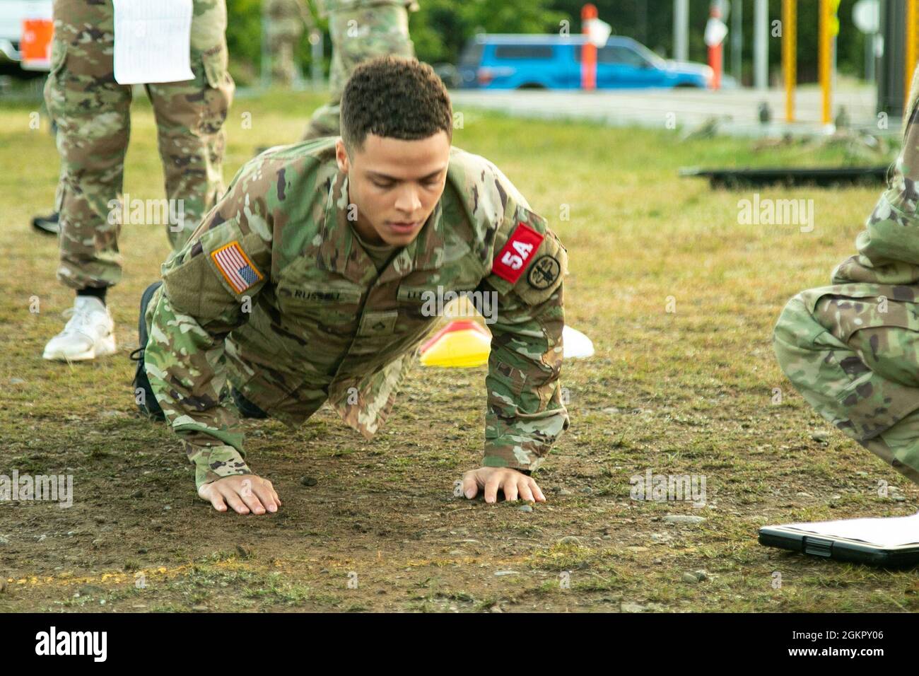 Pfc. DeShawn Russell, a behavioral health specialist assigned to U.S ...