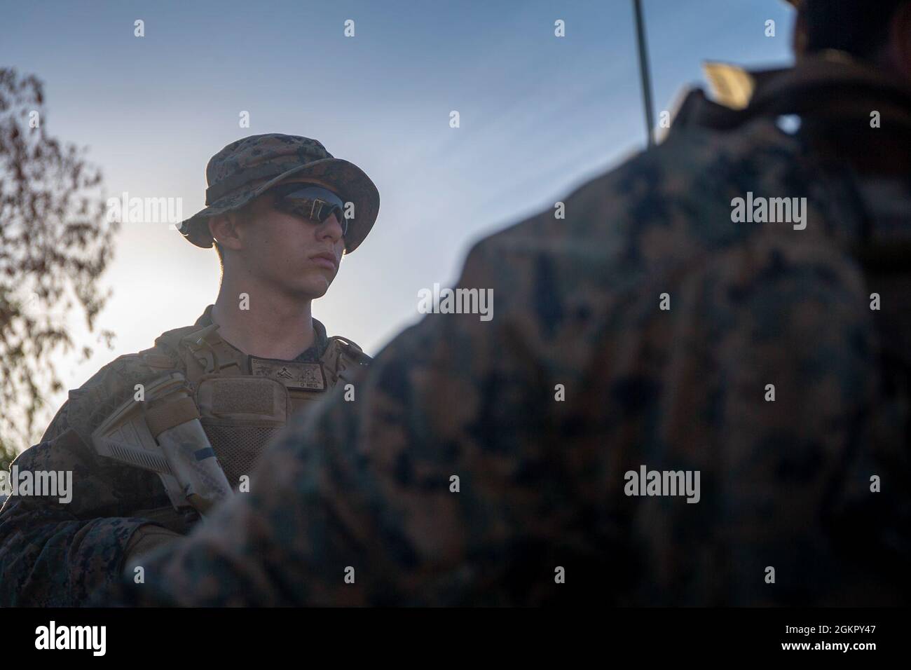 U.S. Marine Corps Cpl. Toby Schindler, a squad leader with Charlie ...