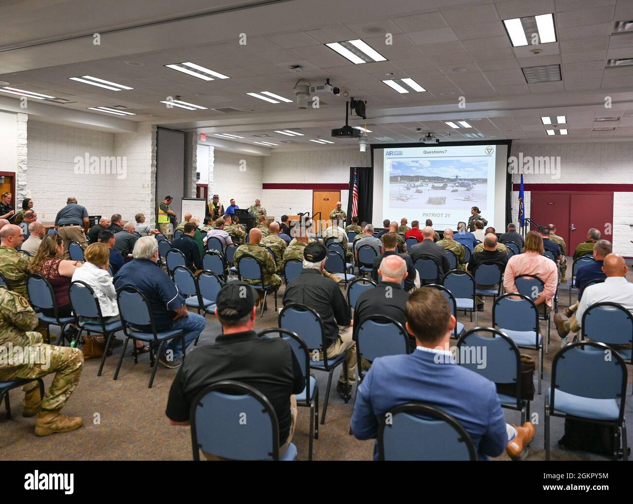 Military and civilian leaders from the emergency manager and first ...