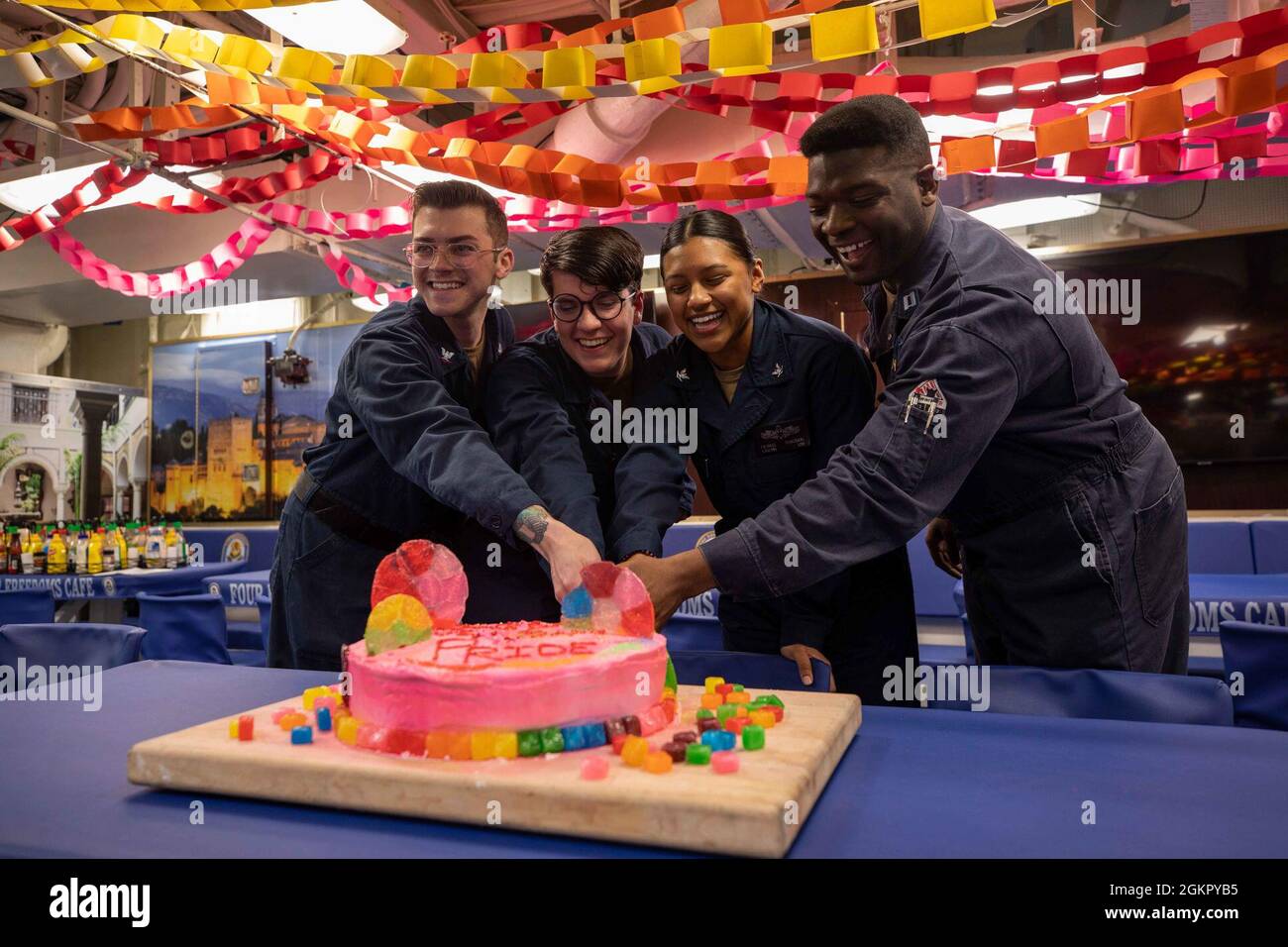 BALTIC SEA (June 16, 2021) Sailors aboard the Arleigh Burke-class ...