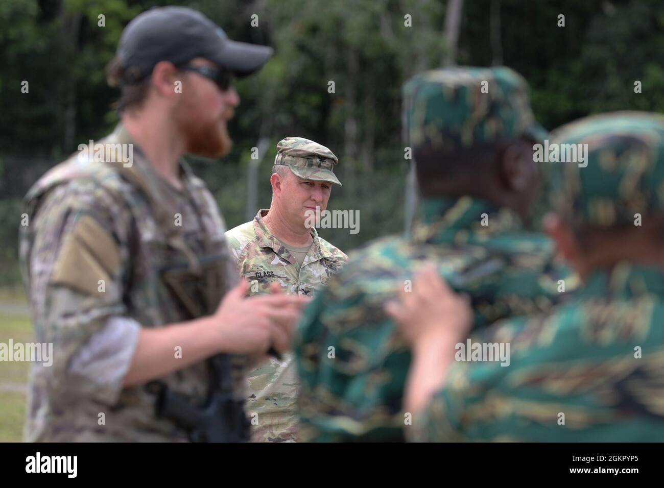 U.S. Army Col. Jerry B. Glass, Florida Army National Guard 53rd ...