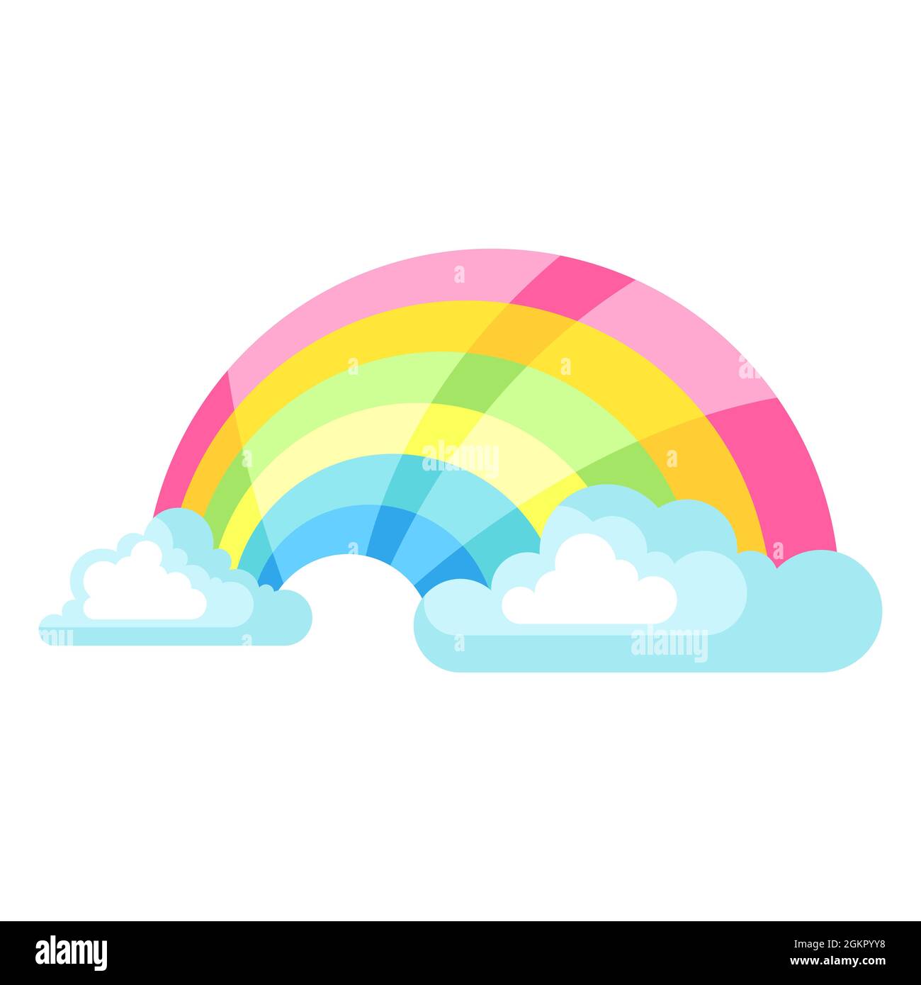 Rainbow in sky Cut Out Stock Images & Pictures - Alamy