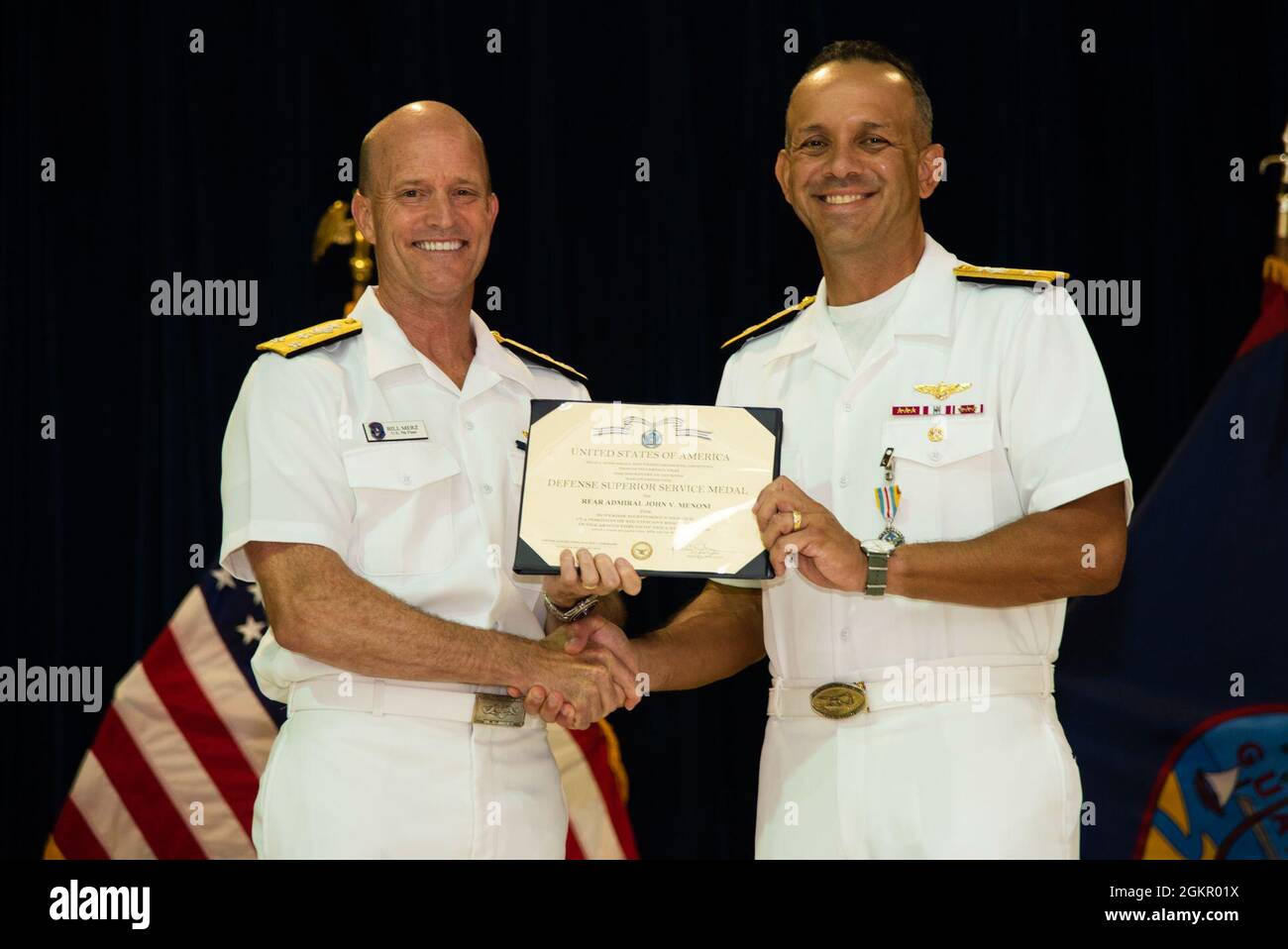 AGANA HEIGHTS, Guam (June 16, 2021) - Vice Adm. Bill Merz, commander ...