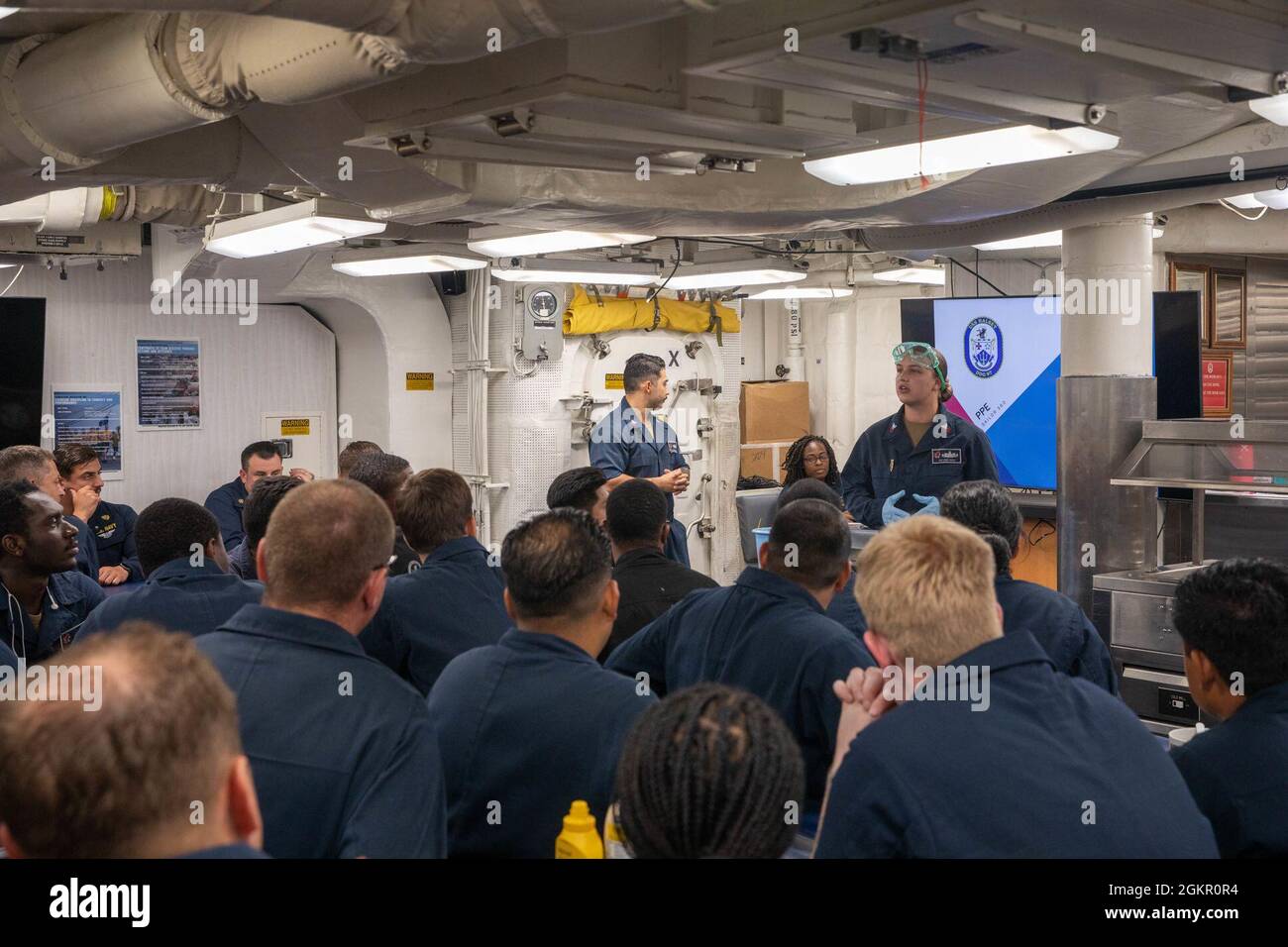 SOUTH CHINA SEA (June 16, 2021) – Sailors train on the proper use of ...