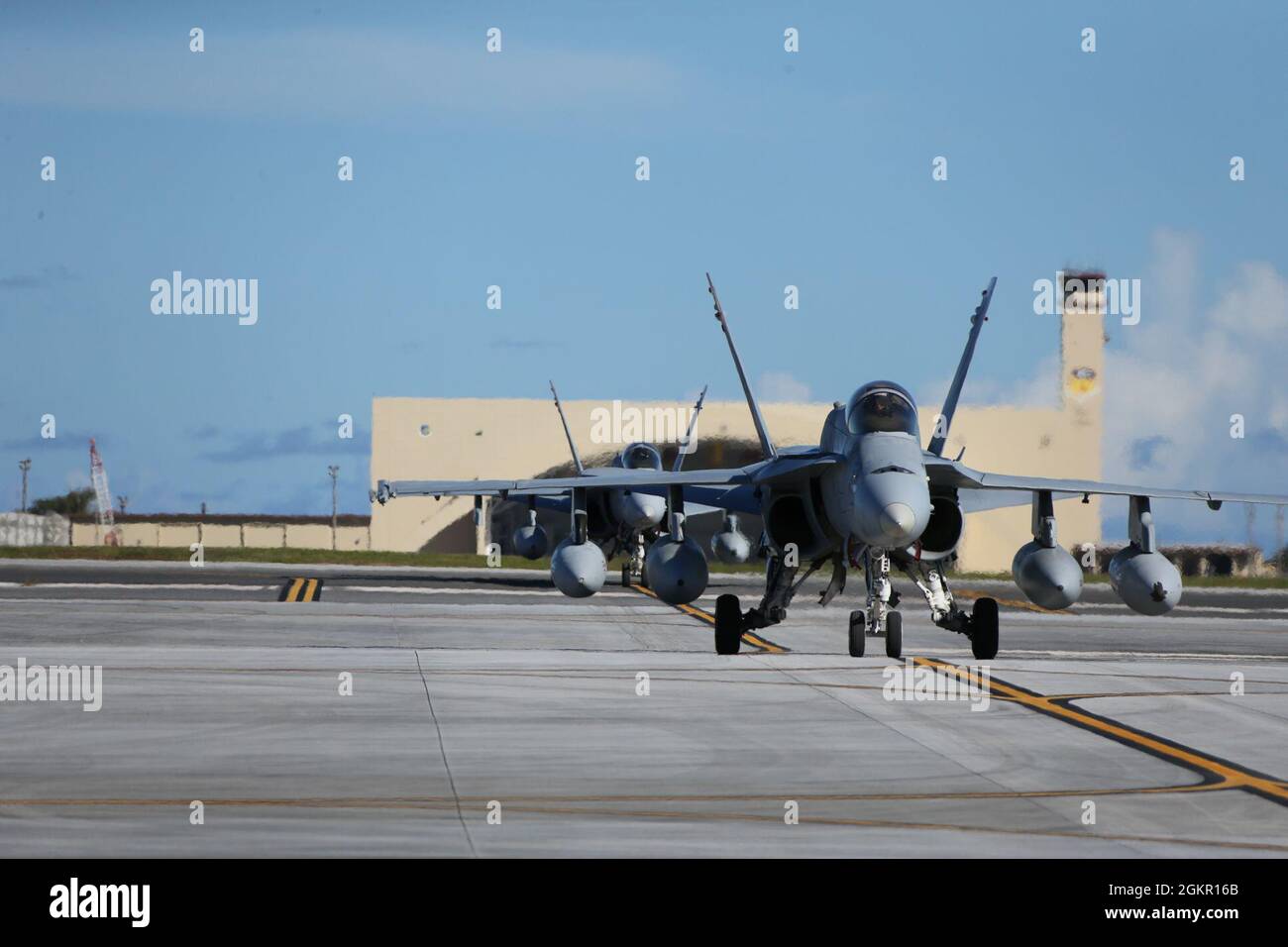 Marine Fighter Attack Squadron 232 arrives on Andersen Air Force Base ...