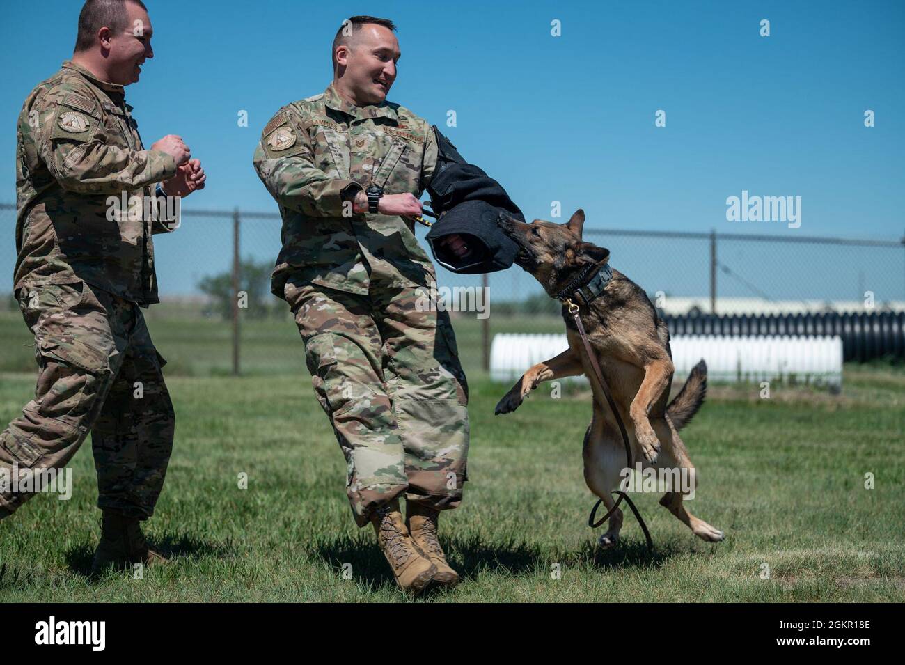 Tech. Sgt. Stephen Lammers, 341st Security Forces Squadron kennel ...