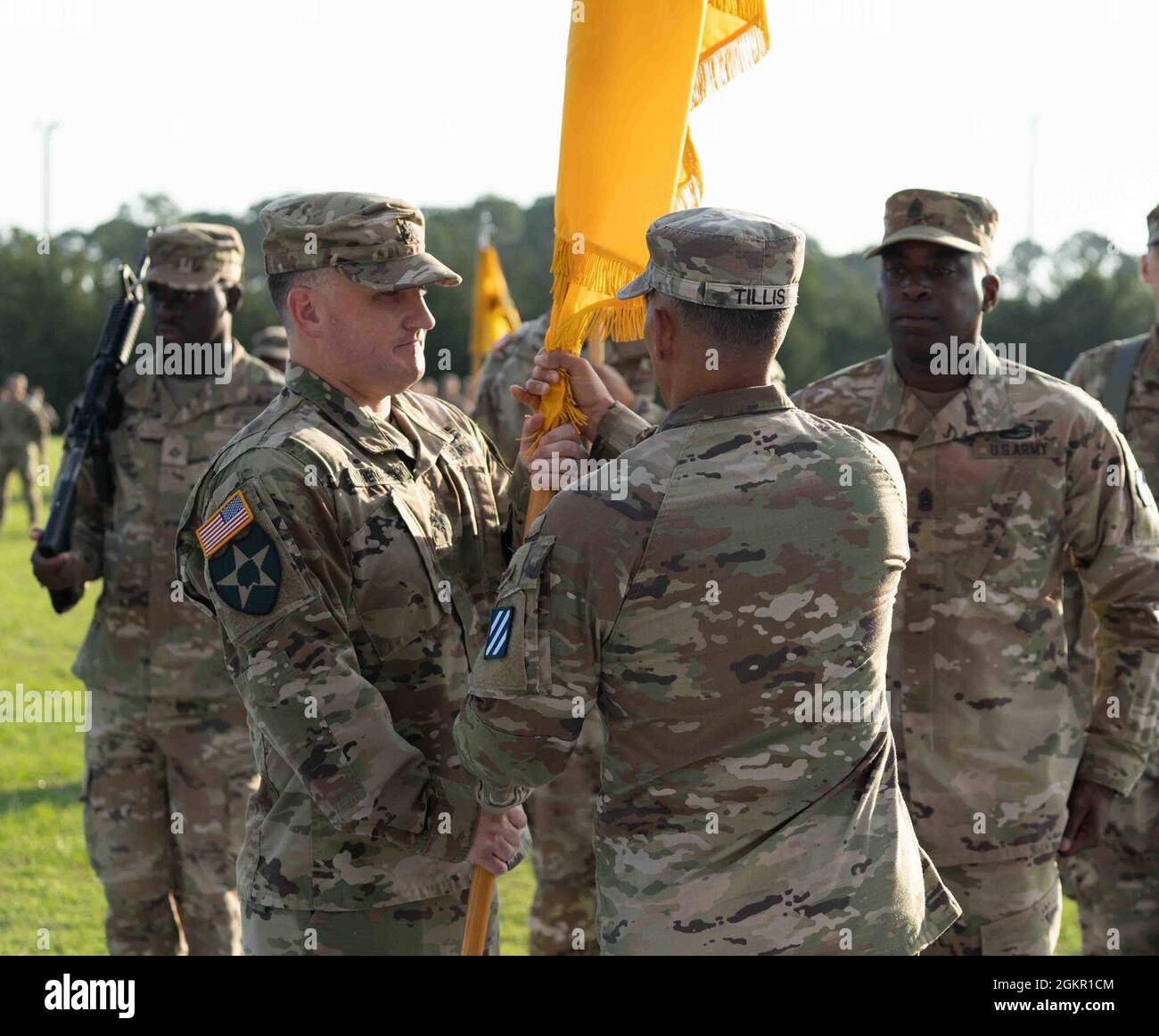 Lt. Col. Daniel G. Hodermarsky, incoming commander of the 3rd Battalion ...