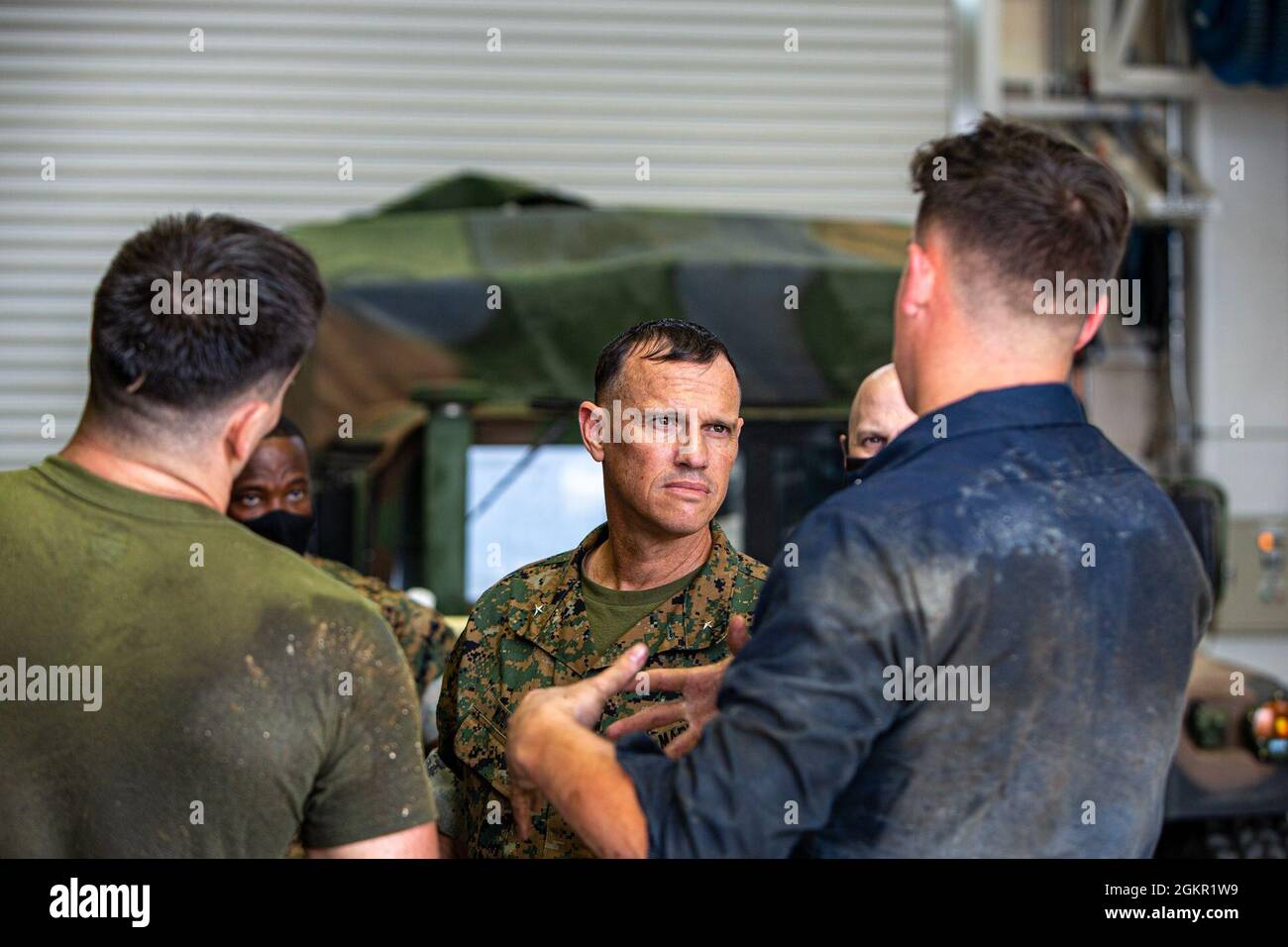 U.S. Marine Corps Brig. Gen. Brian Wolford, Commanding General of 3d ...