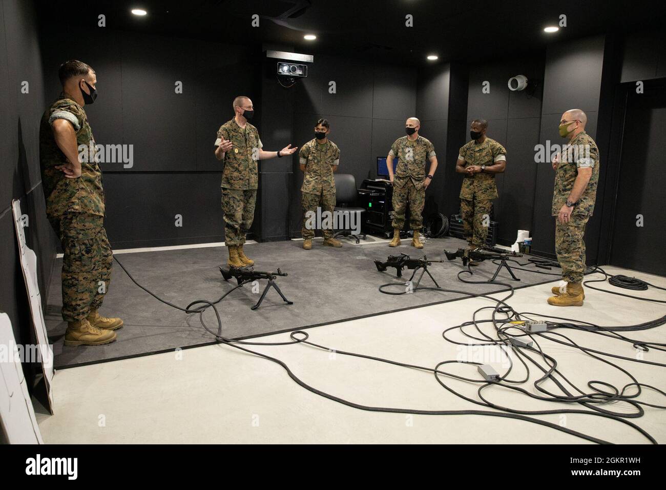 U.S. Marine Corps Pfc. Nicholas Munoz (left), a Marine Corps ...