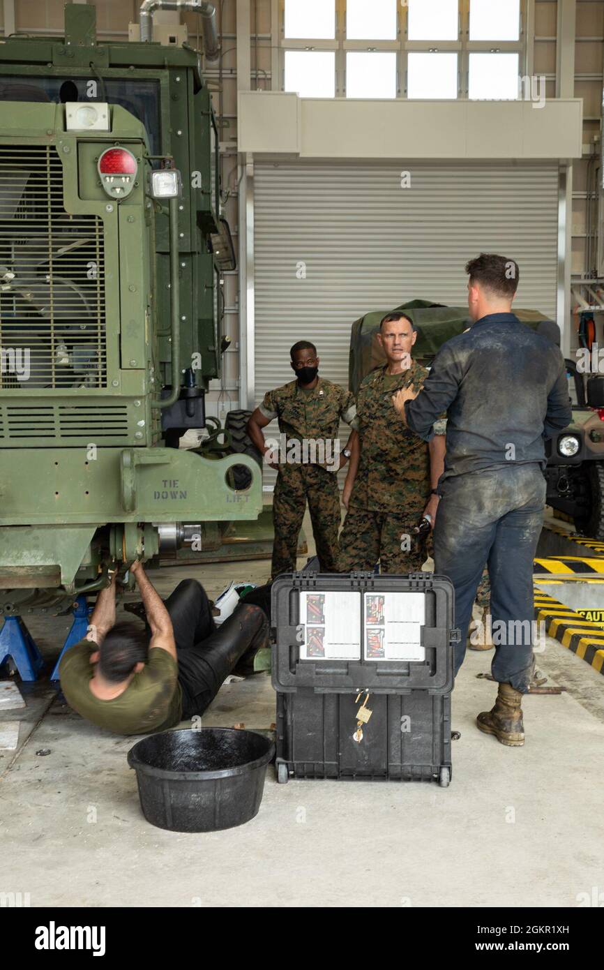 U.S. Marine Corps Brig. Gen. Brian Wolford, Commanding General of 3d ...