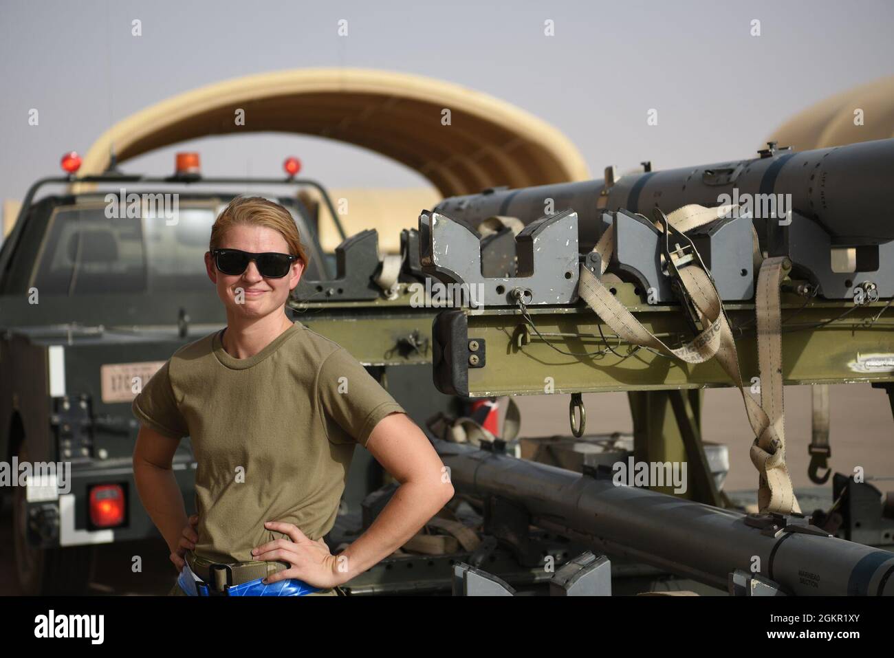 U.S. Air Force Staff Sgt. Rebecca Sumter, 157th Expeditionary Fighter ...
