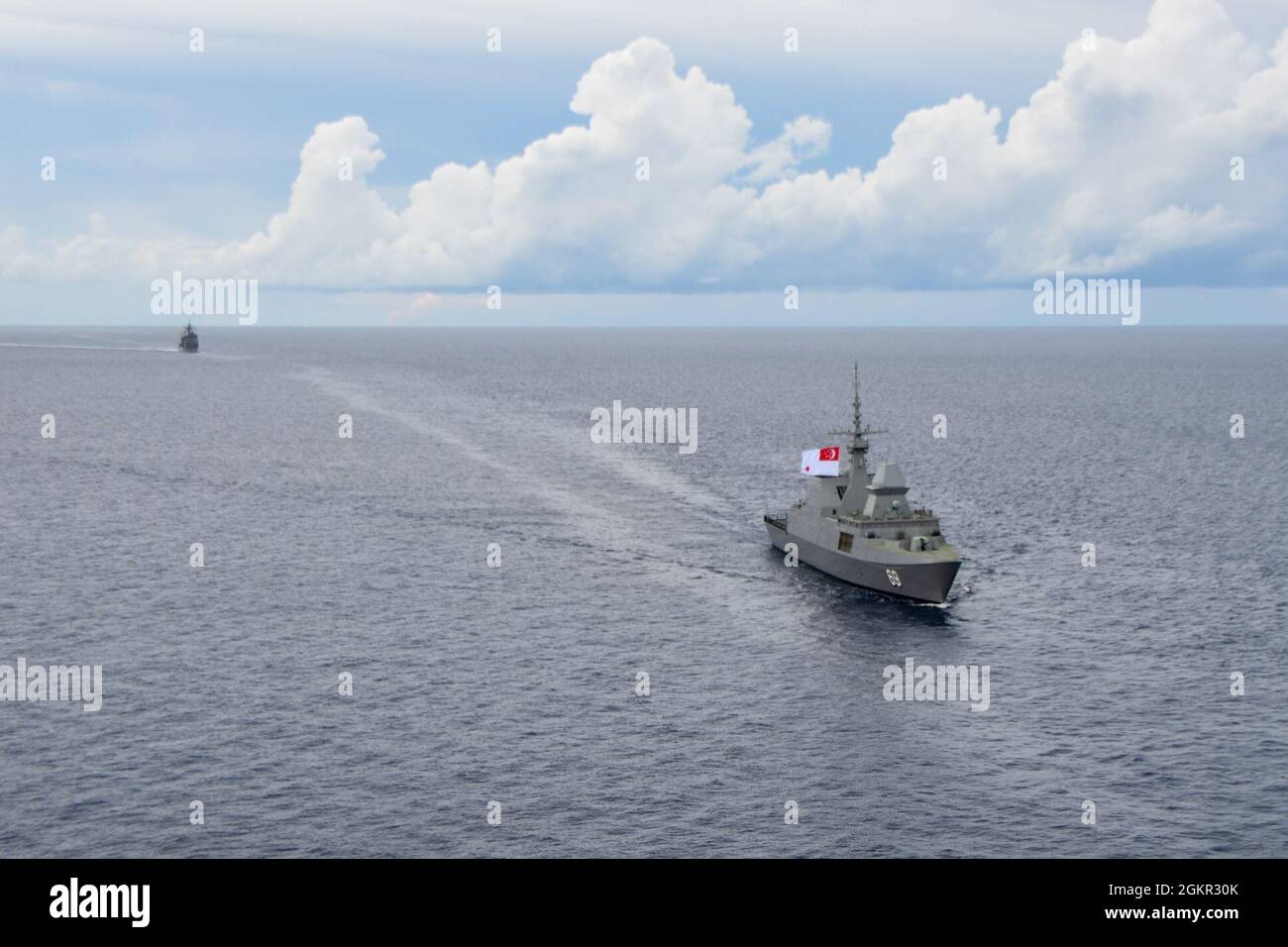 210617-N-BR419-1048 SOUTH CHINA SEA (June 17, 2021) Guided-missile ...