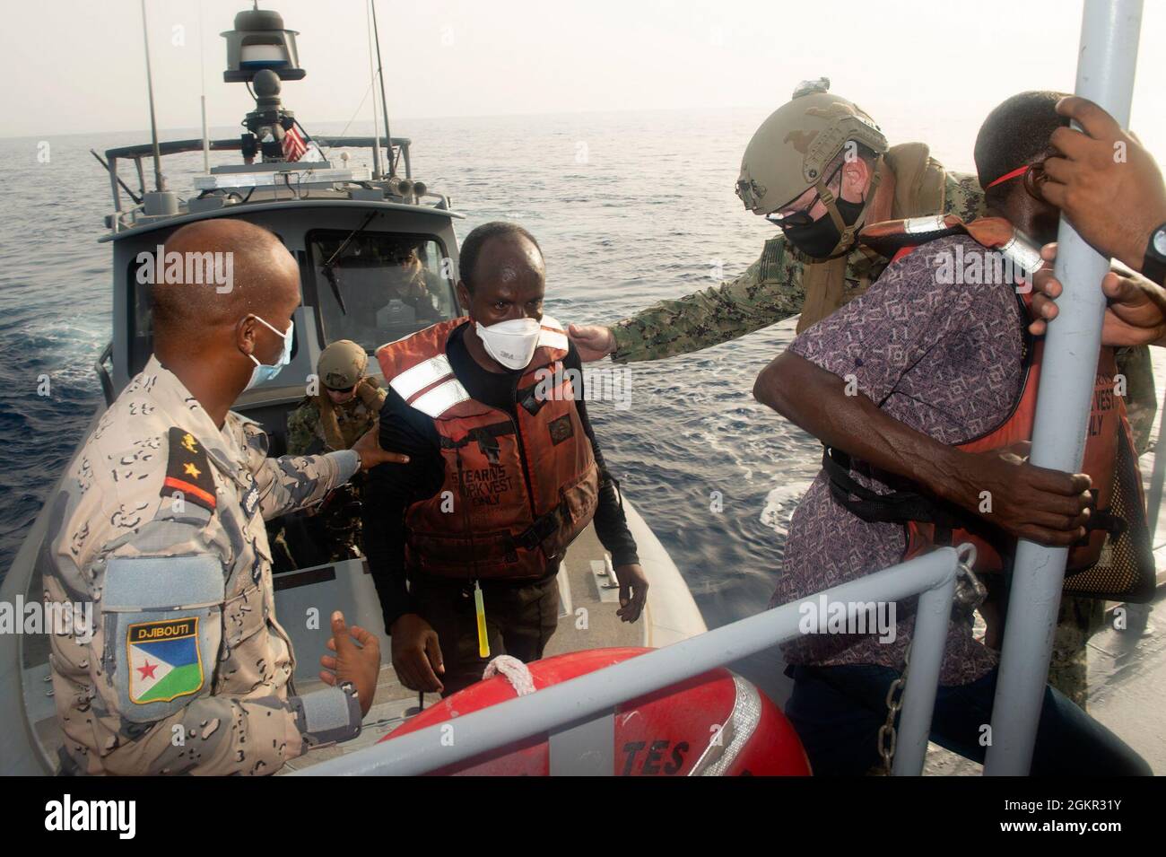 GULF OF TADJOURA (June 17, 2021) U.S. Coast Guard Cmdr. Benjamin ...