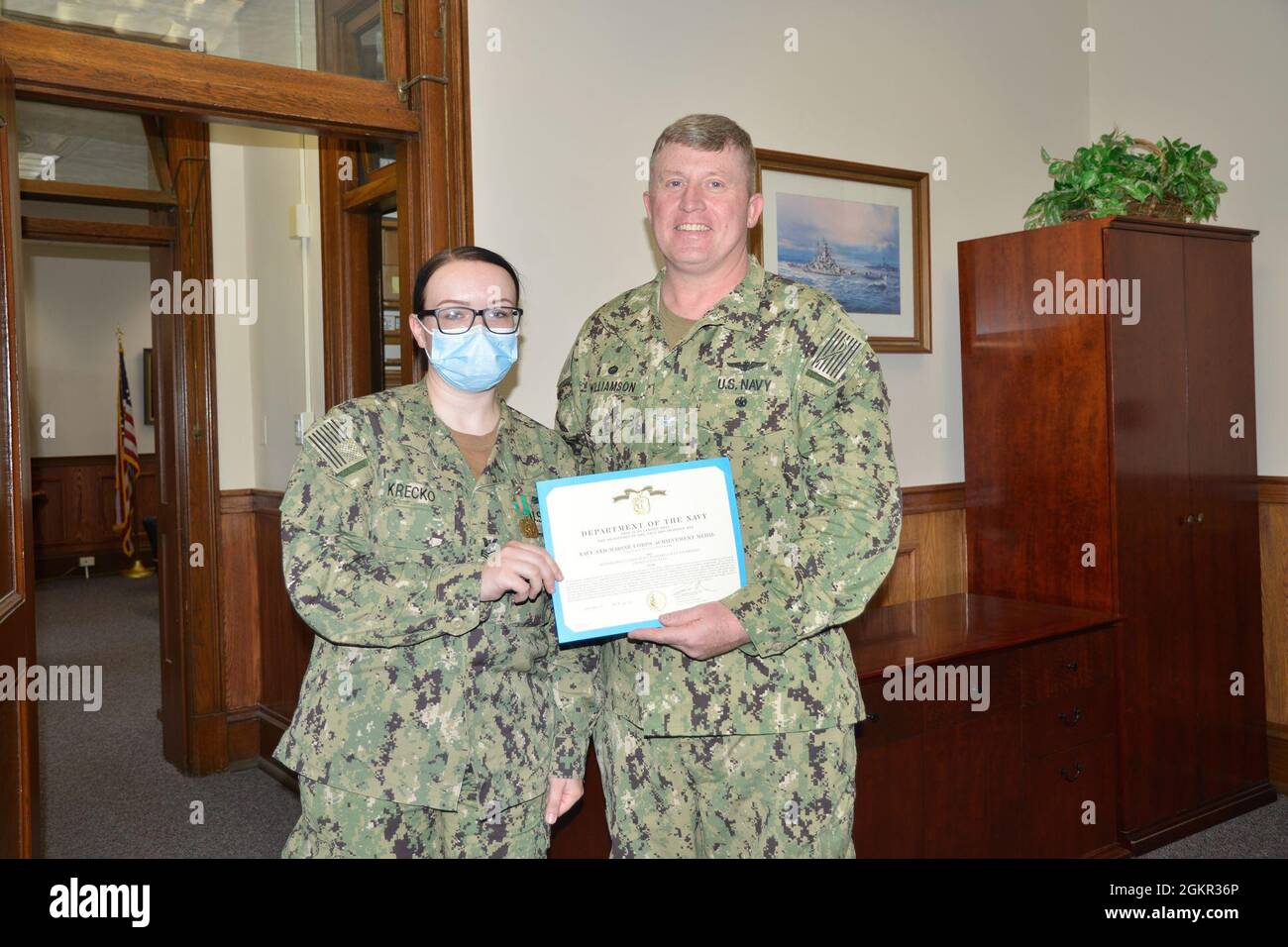 GREAT LAKES, Il. (June 17, 2021) Yeoman 1st Class Lacey Krecko, from ...