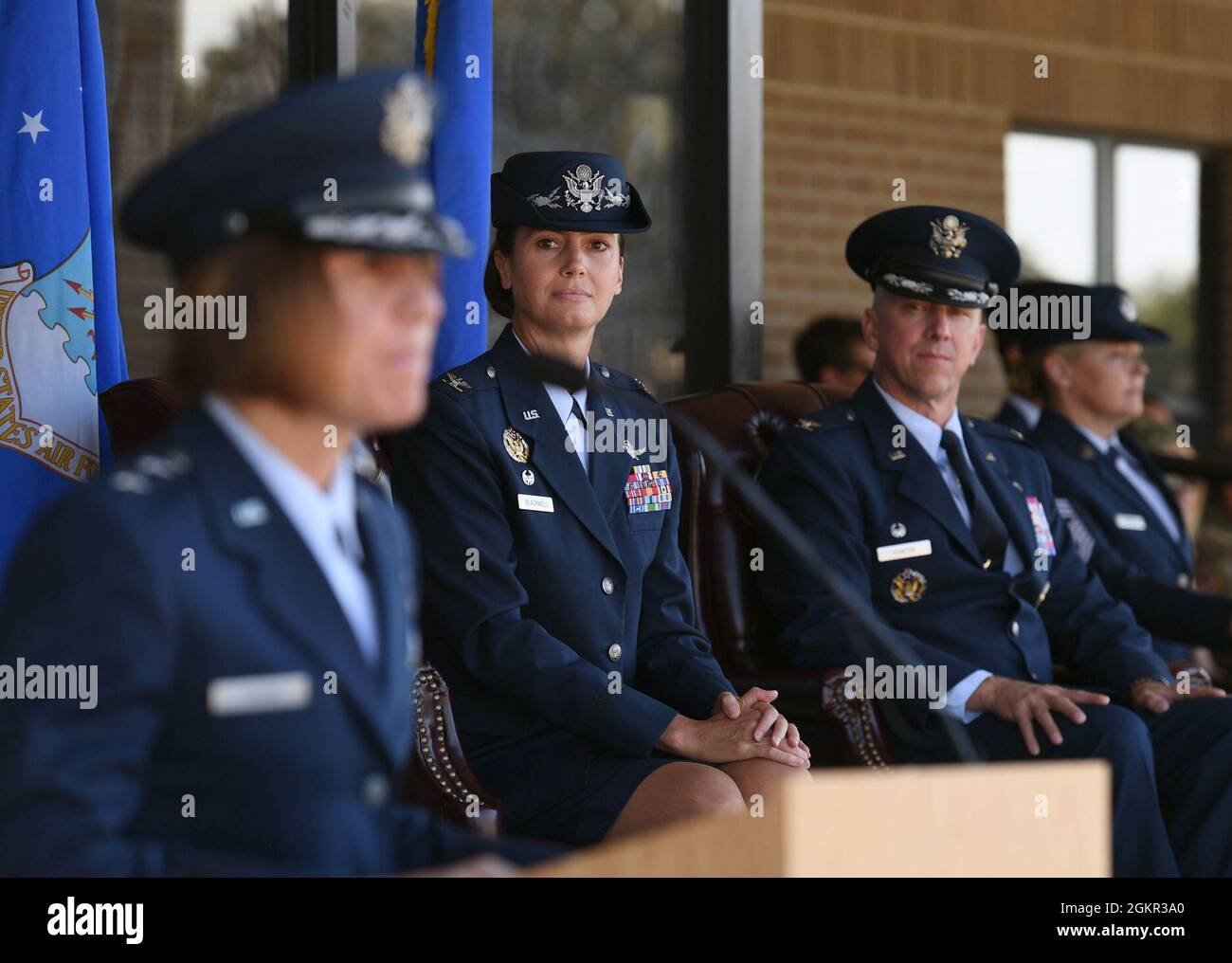 U.S. Air Force Col. Heather Blackwell, outgoing 81st Training Wing ...