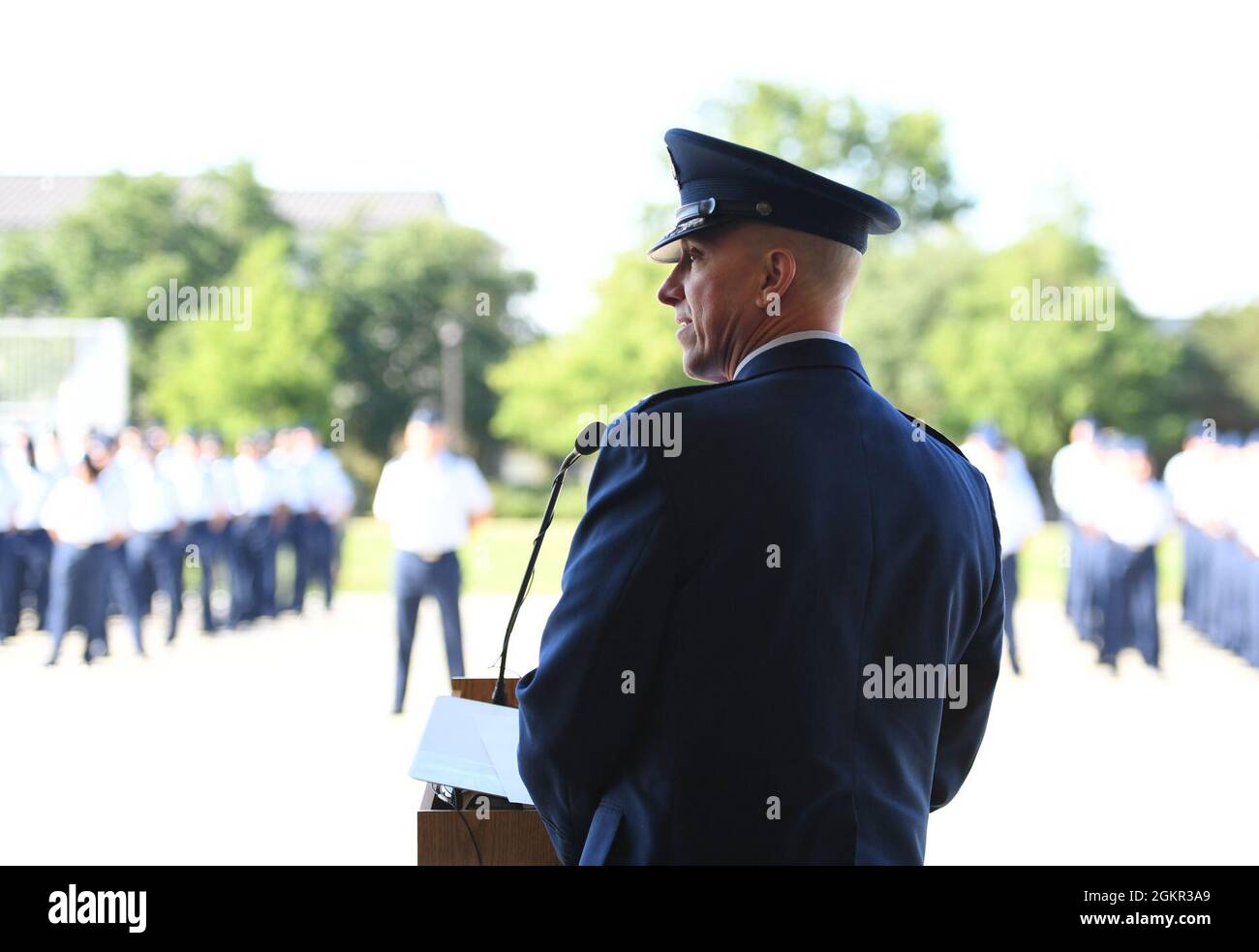 U.S. Air Force Col. William Hunter, 81st Training Wing commander ...