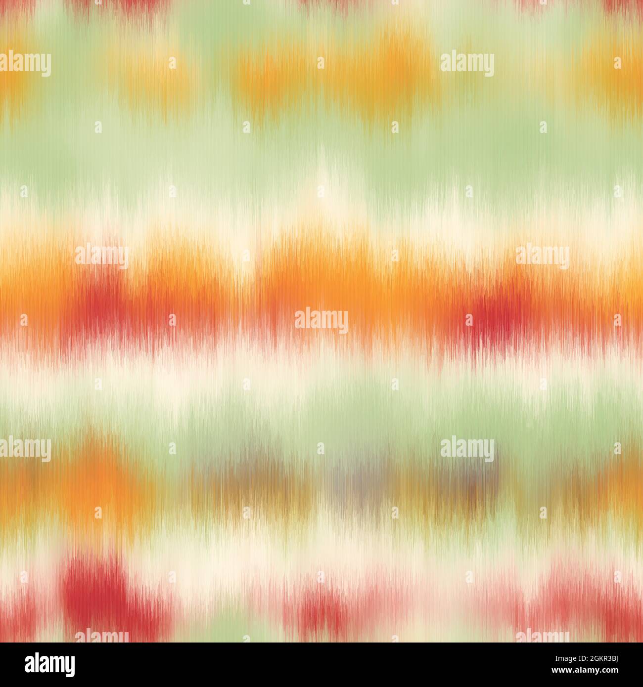 Seamless vector tie dye multicolor bleeding stripe pattern for surface ...